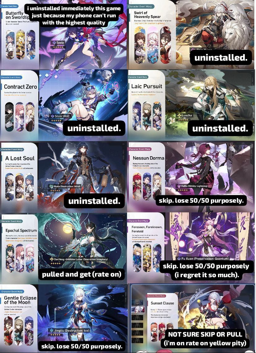 I like to skip banners a lot. Honkai: Star Rail | HoYoLAB