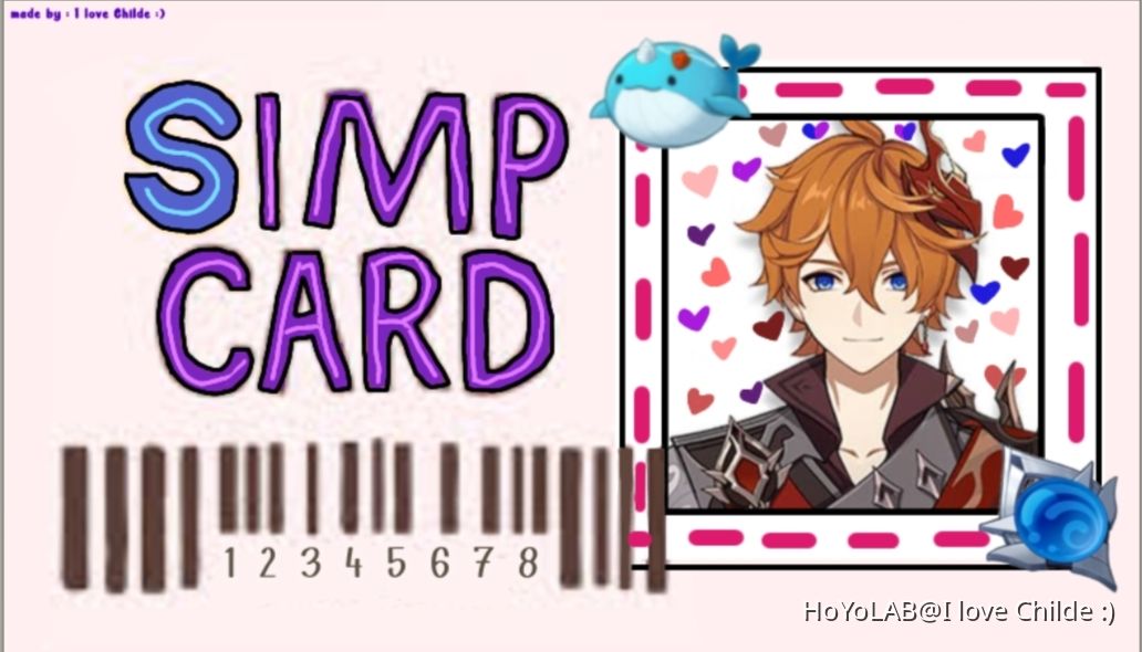 Simp card Genshin Impact | HoYoLAB