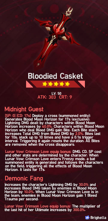 [v7.0 beta] Bloodied Casket || Weapon and PRI-ARM Guide Honkai Impact ...