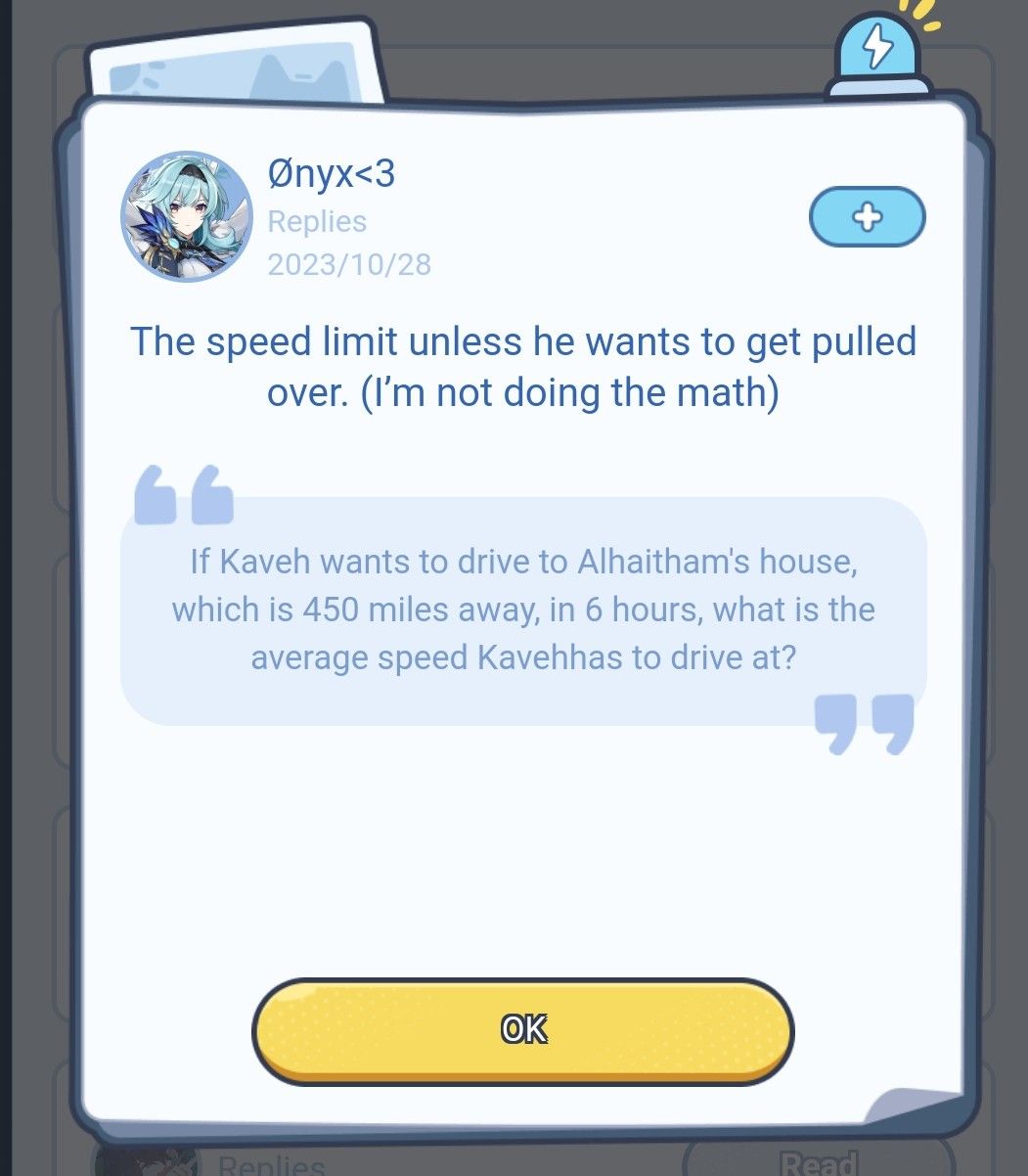 Ppl's responses to a math problem 🤣🤣🤣 | HoYoLAB