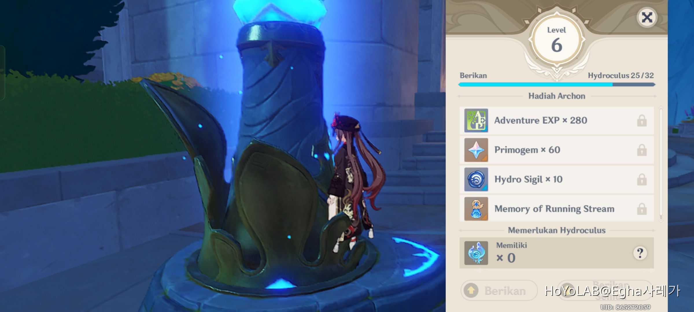 Kirain udah langsung max Lv10 taunya baru Lv 6 dicicil2 kaya pinjem 100 ...