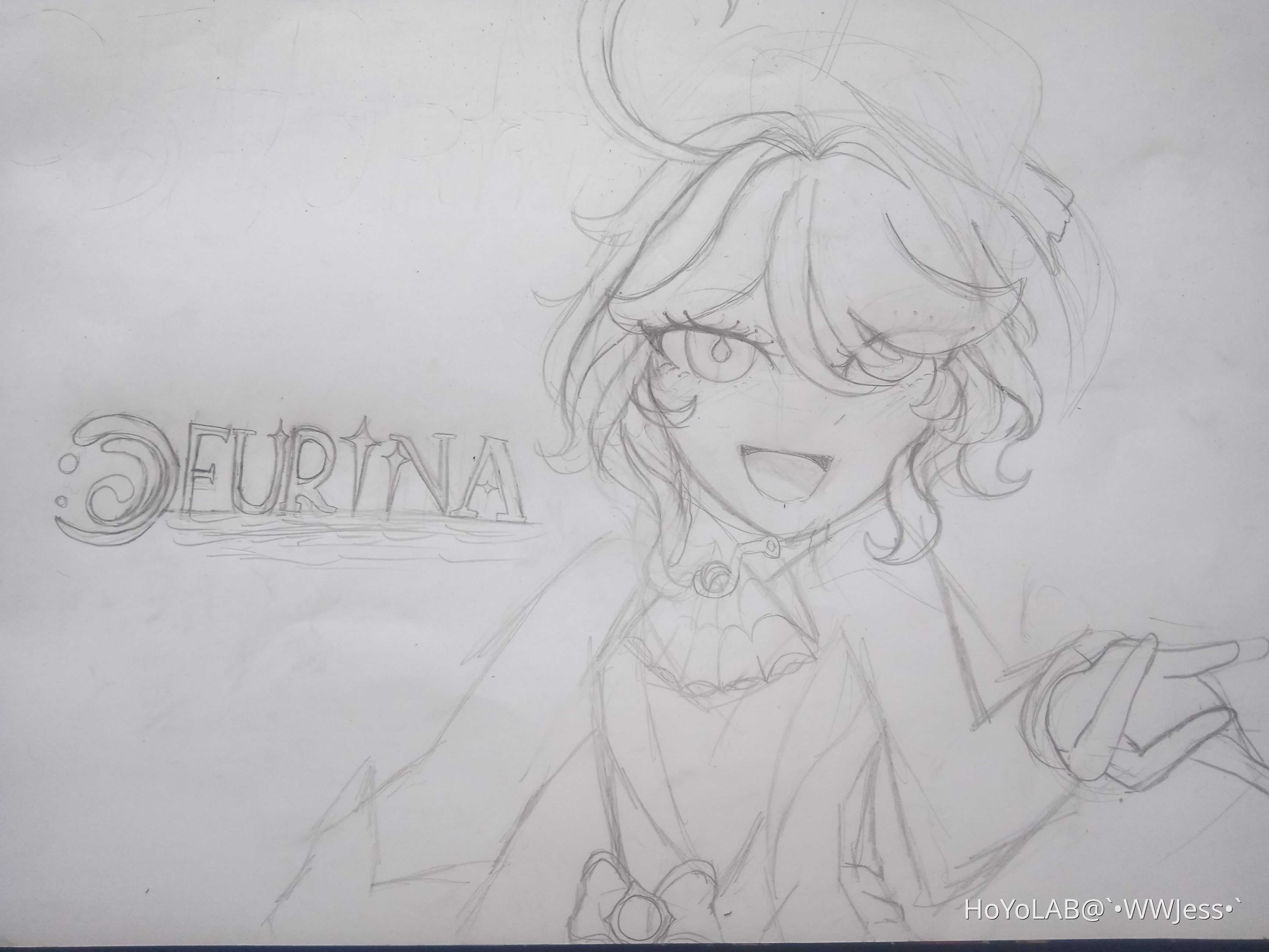 Furina fanart WIP! Genshin Impact | HoYoLAB