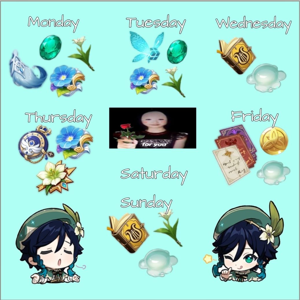 VENTI - daily farming routine !! Genshin Impact | HoYoLAB