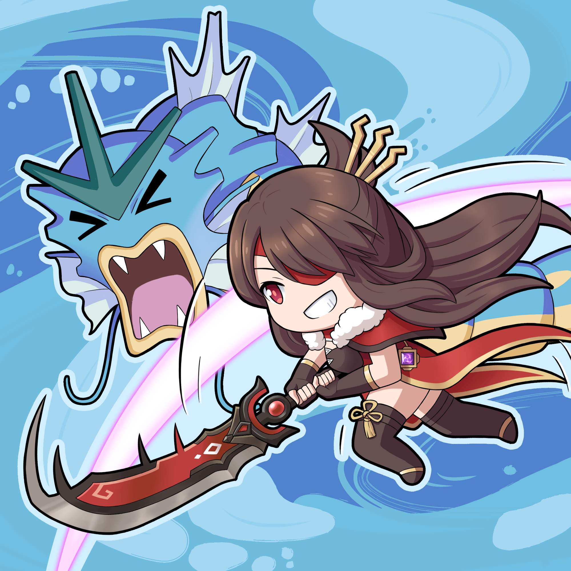 I drew chibi Beidou ⚡ Genshin Impact | HoYoLAB
