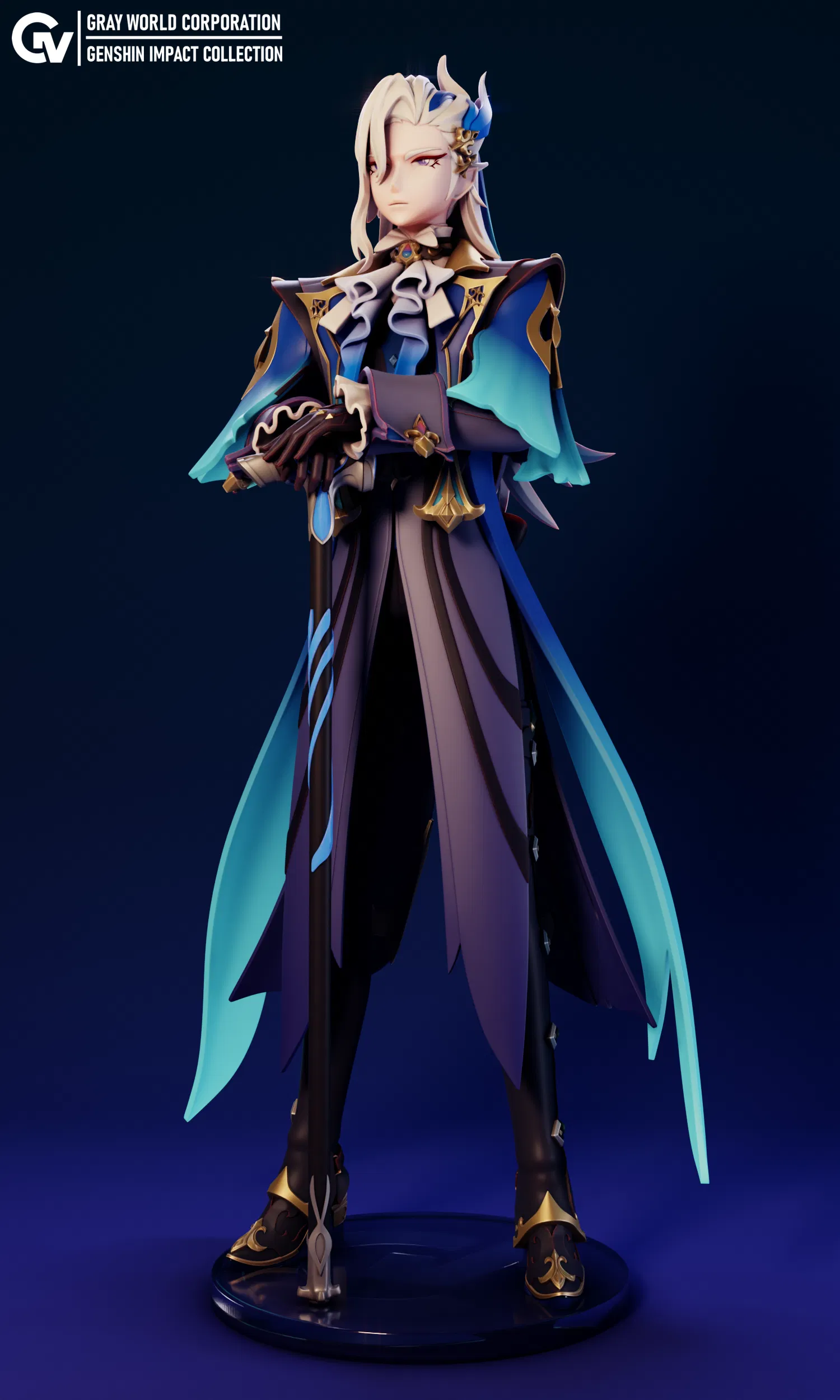 Neuvillette | Model for printing Genshin Impact | HoYoLAB