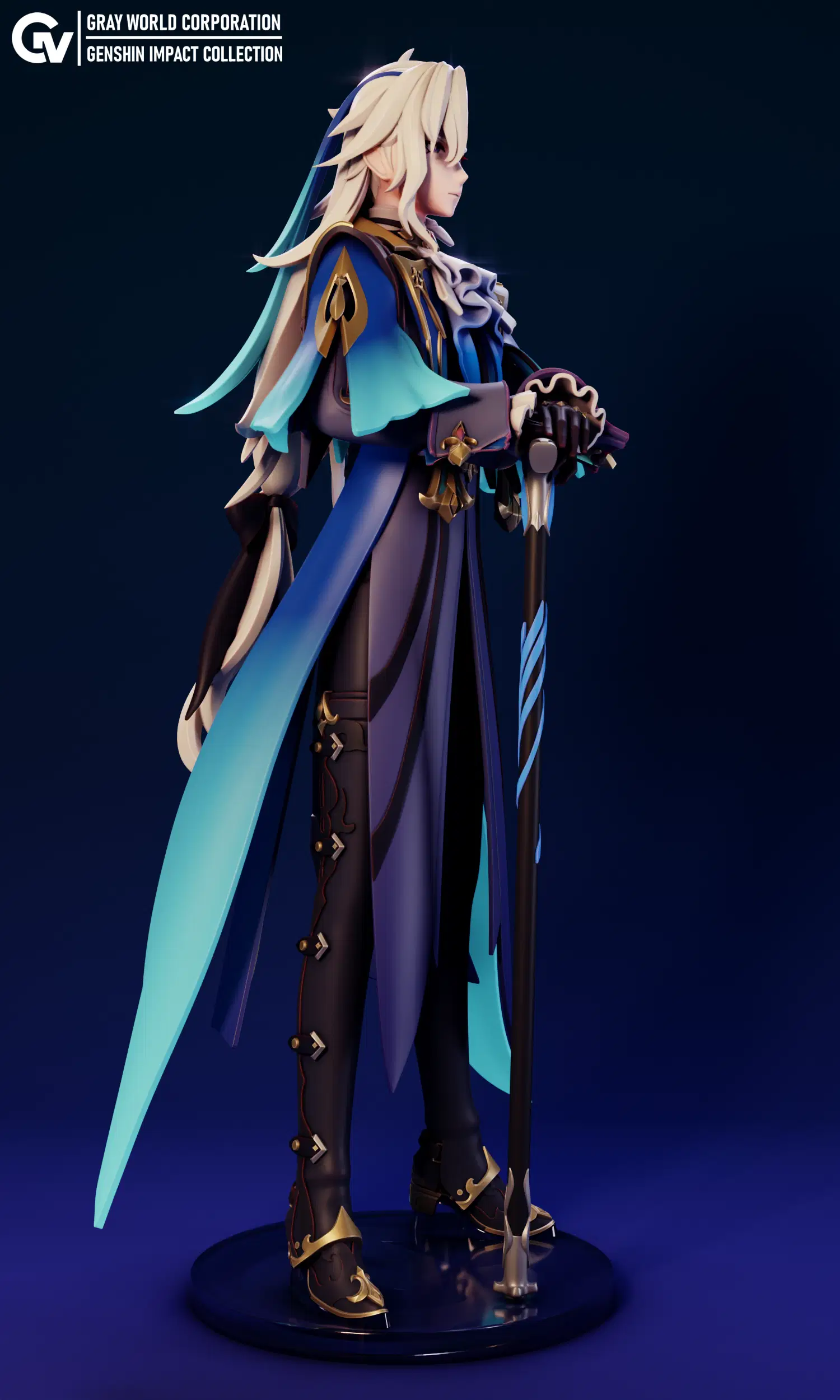 Neuvillette | Model for printing Genshin Impact | HoYoLAB