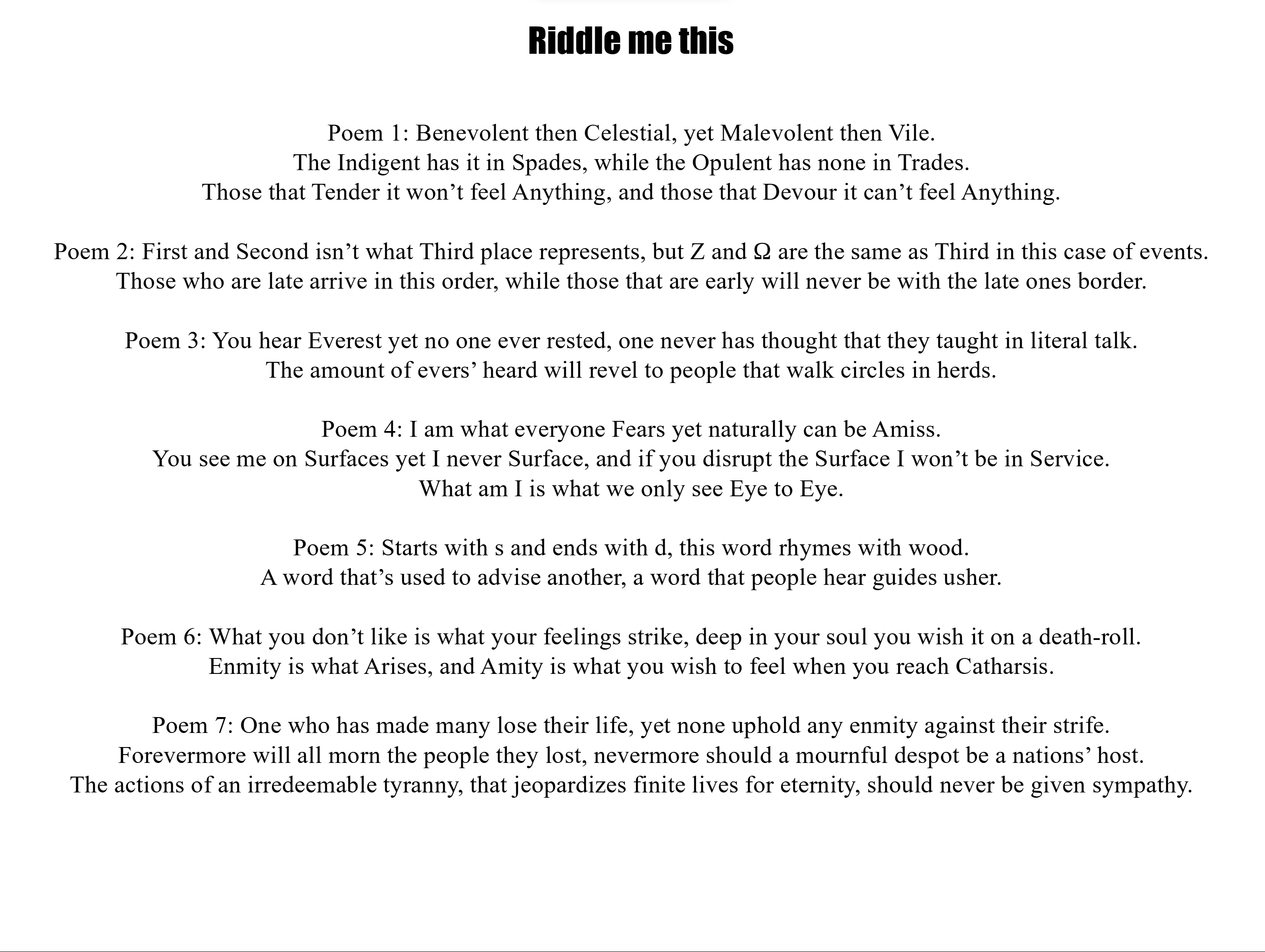 See if you can find the answer to these poetic riddles. Genshin Impact ...