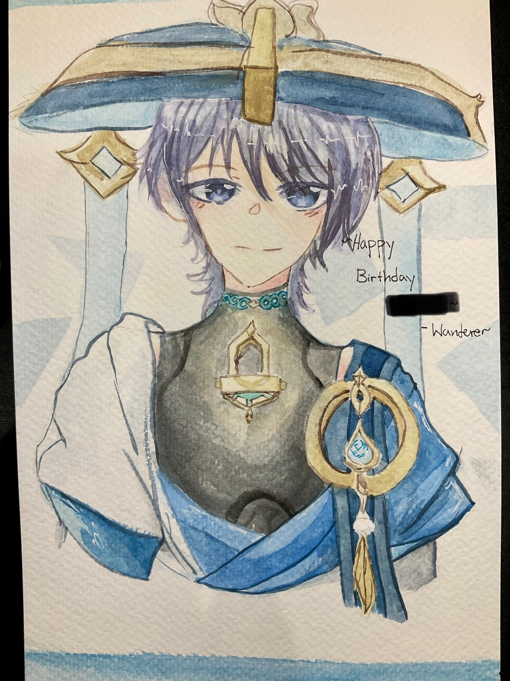 Wanderer water color pt. 2 Genshin Impact | HoYoLAB