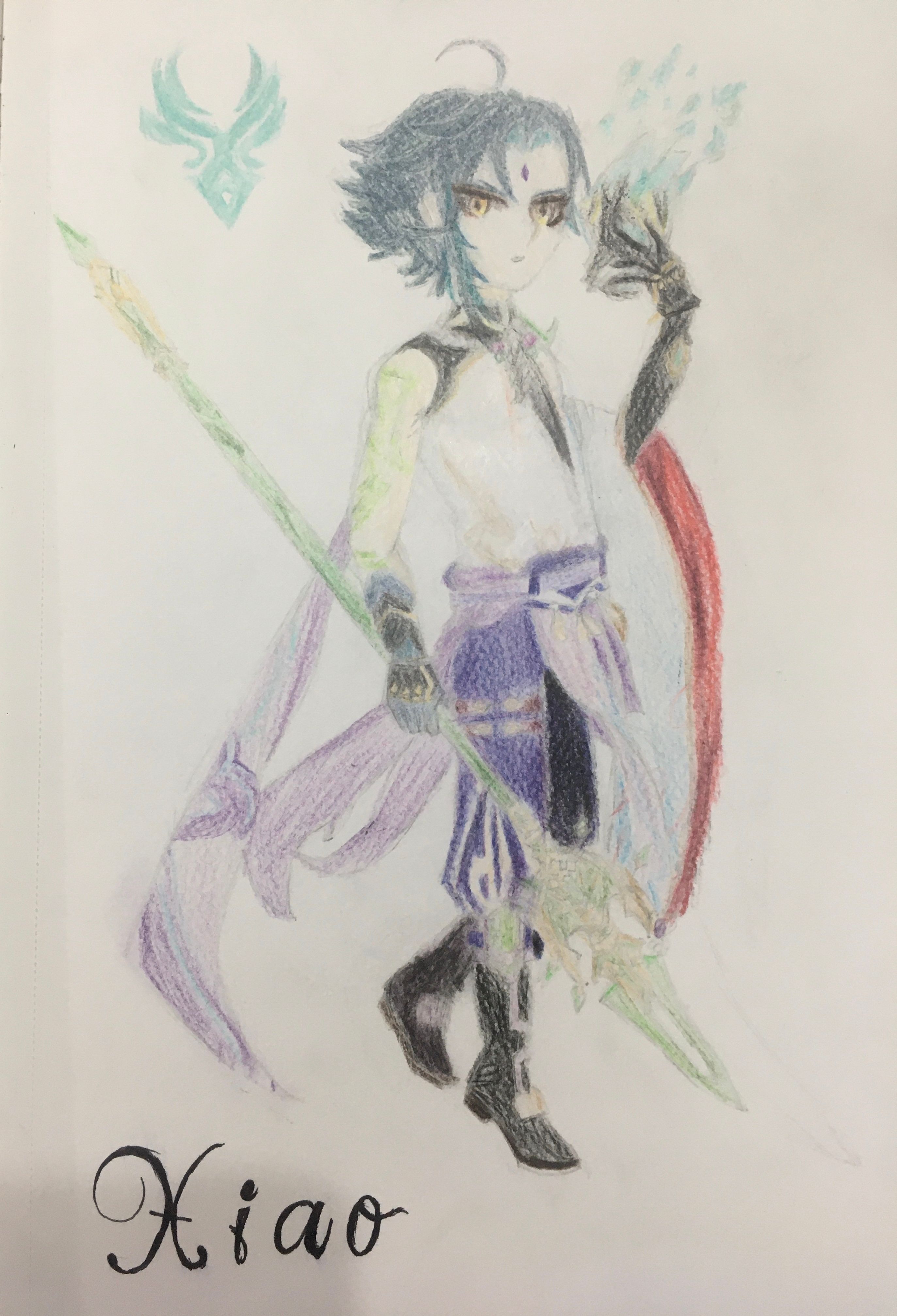 Xiao Drawing! Genshin Impact | HoYoLAB