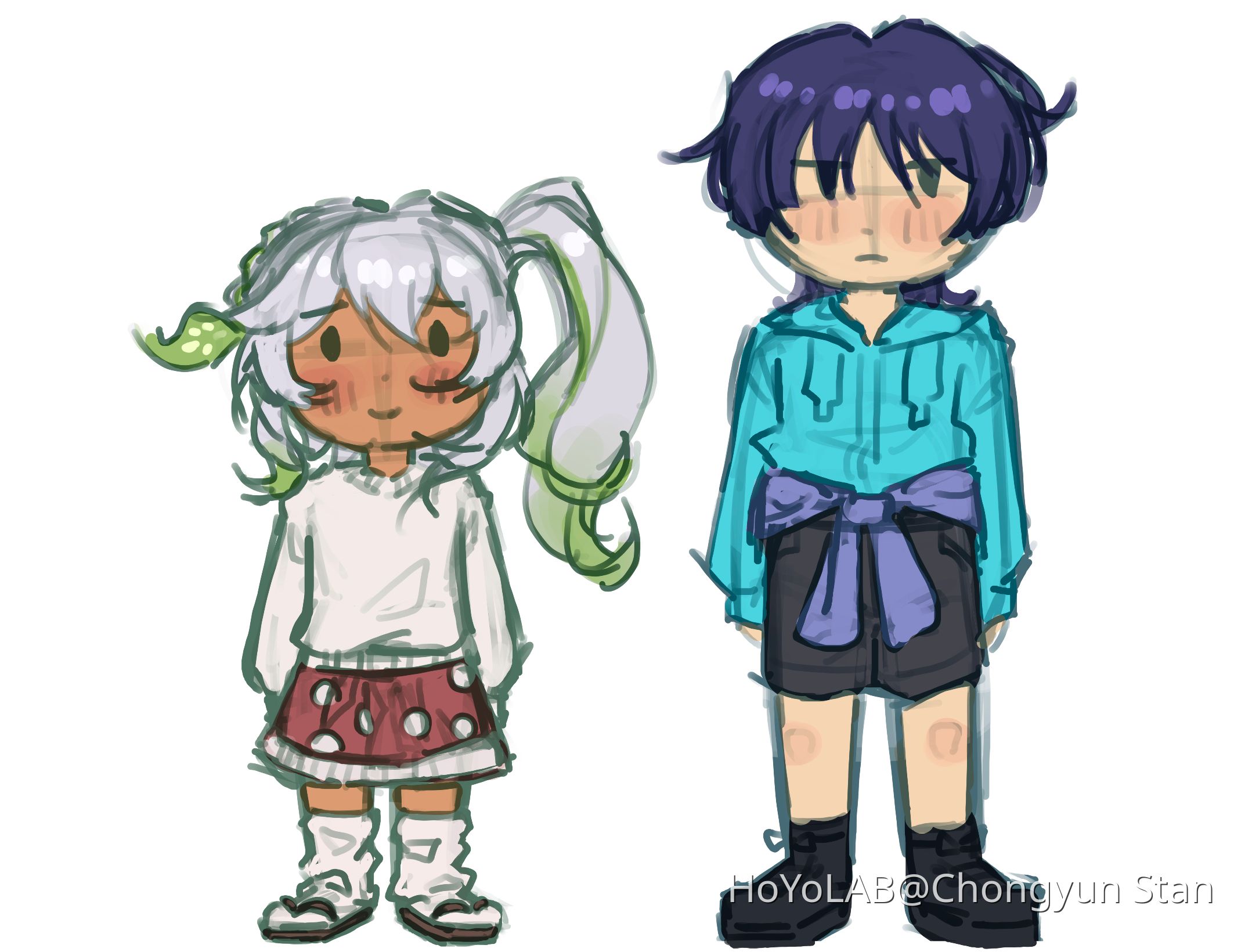 Modern Nahida and Scara Genshin Impact | HoYoLAB