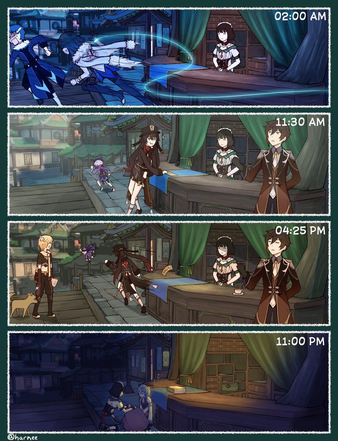 A day in the life of Katheryne Genshin Impact | HoYoLAB