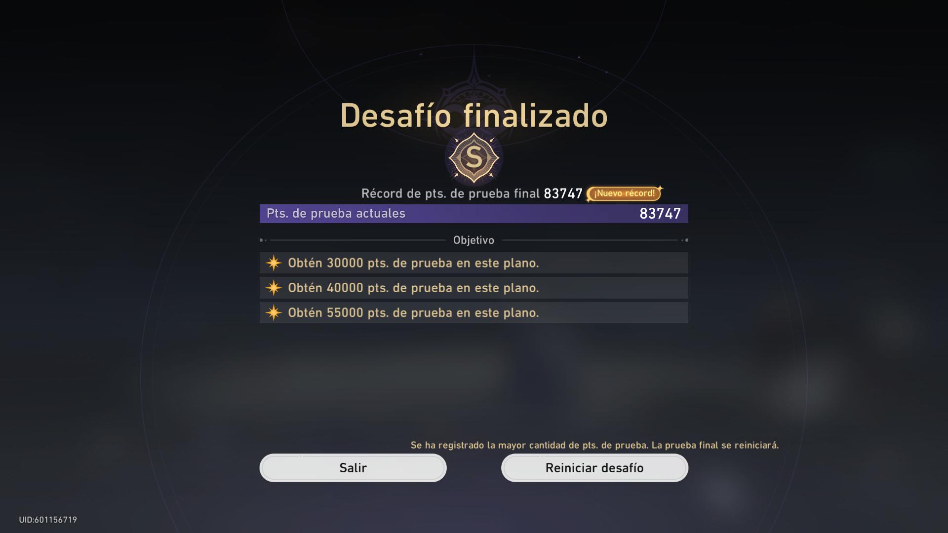 Mi nuevo record - Plano infinito Honkai: Star Rail | HoYoLAB