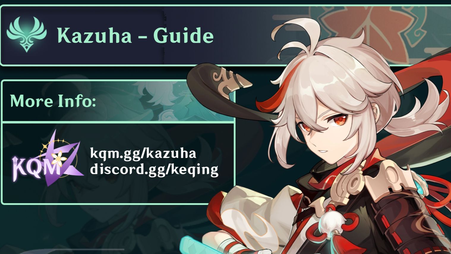 KQM Kazuha Guide: Scarlet Leaves Pursue Wild Waves Genshin Impact | HoYoLAB