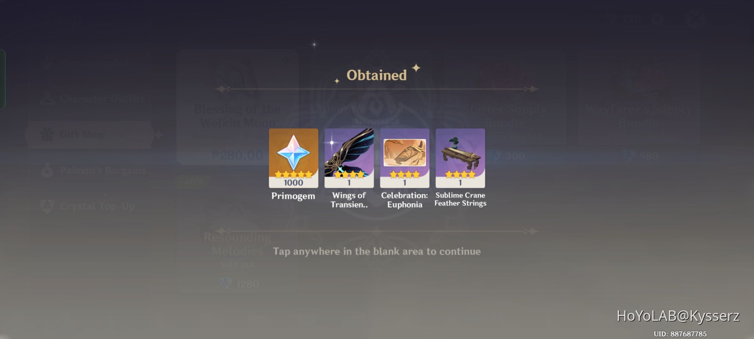 New Wind Glider💙 Genshin Impact | HoYoLAB