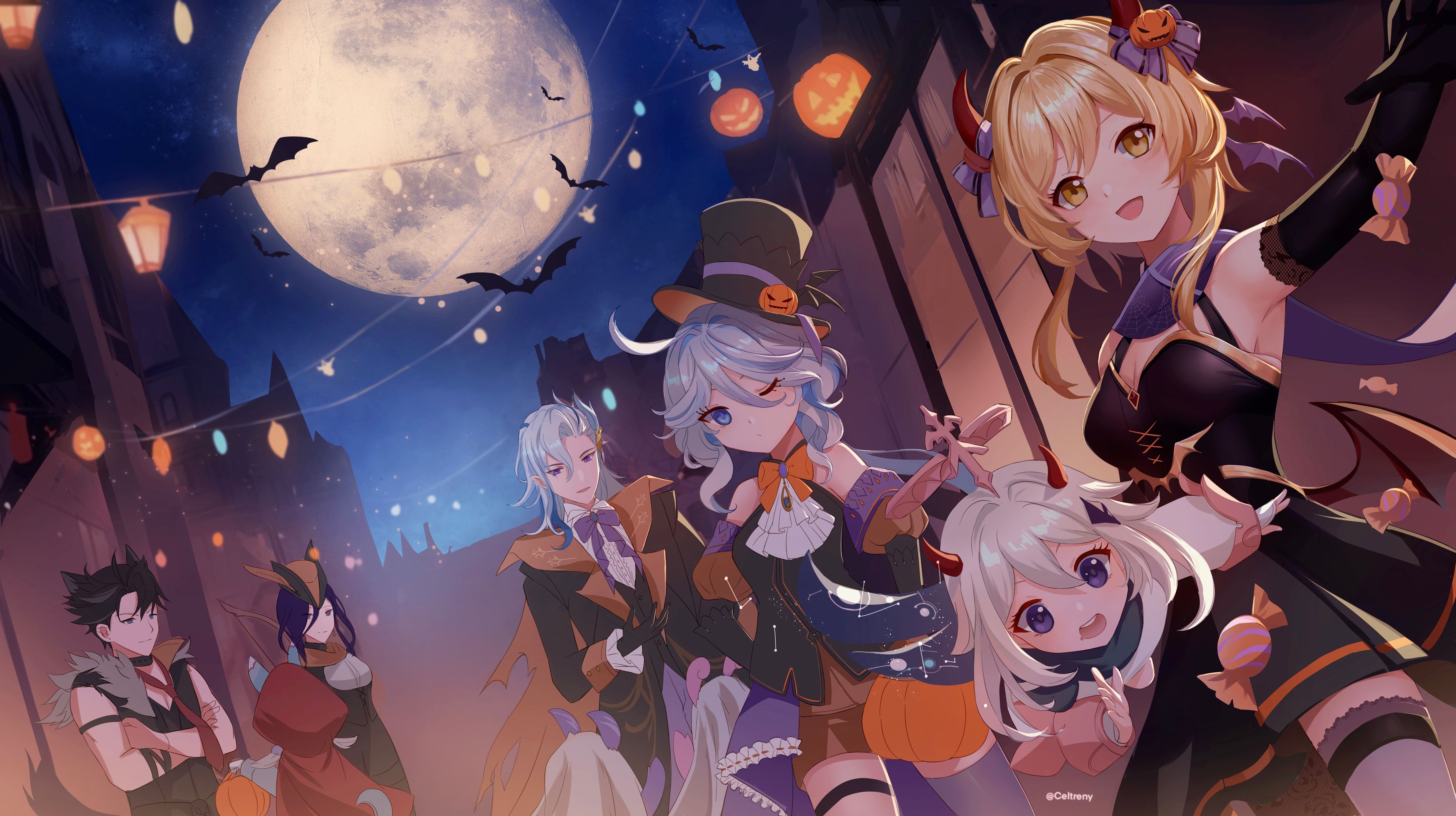 🎃Happy Halloween 🎃 (Comment for event avatar and merch draw!) Genshin ...