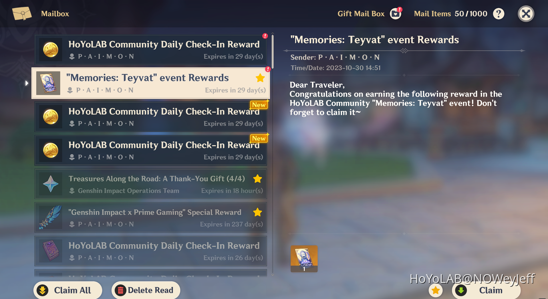 I won Memories Teyvat Welkin Moon!! Genshin Impact | HoYoLAB
