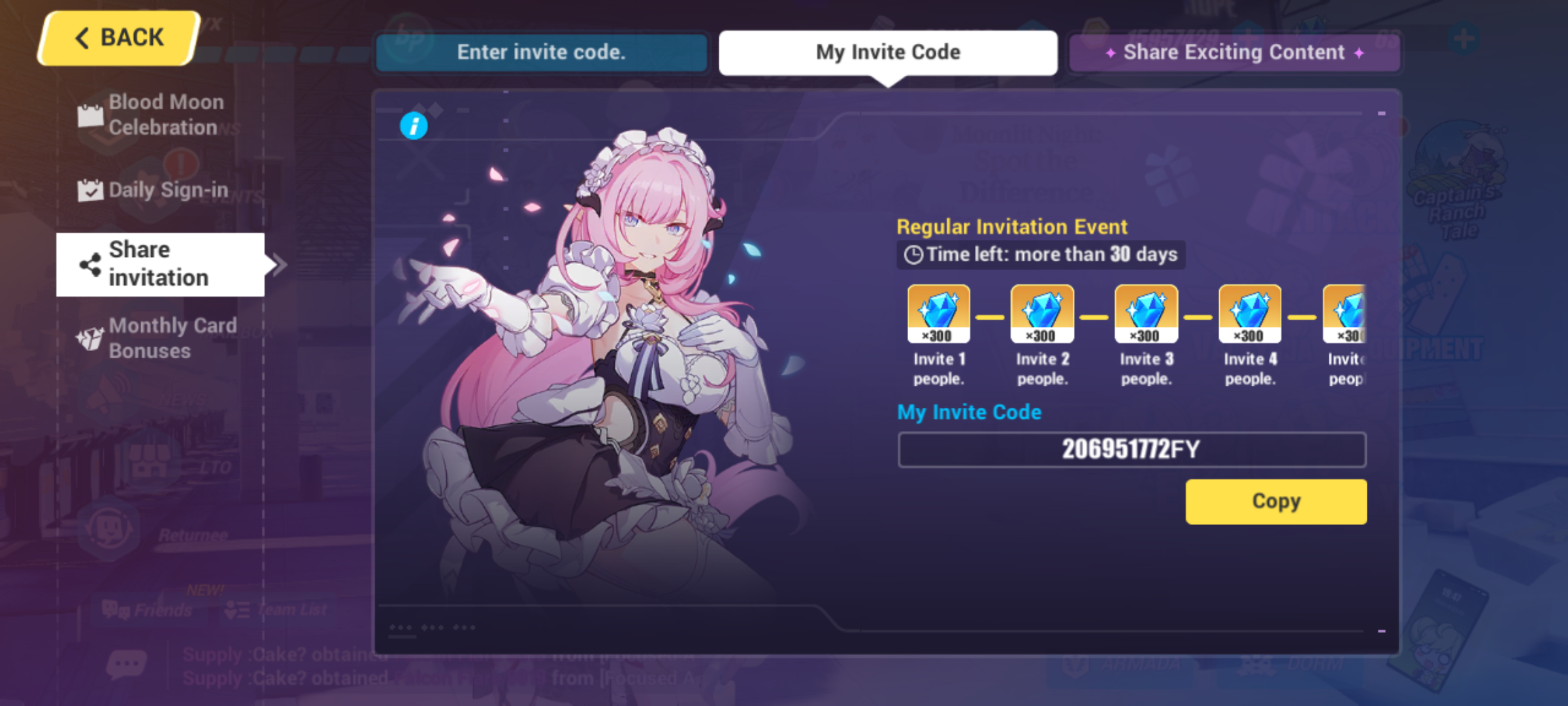 invite code eu 206951772FY Honkai Impact 3rd | HoYoLAB