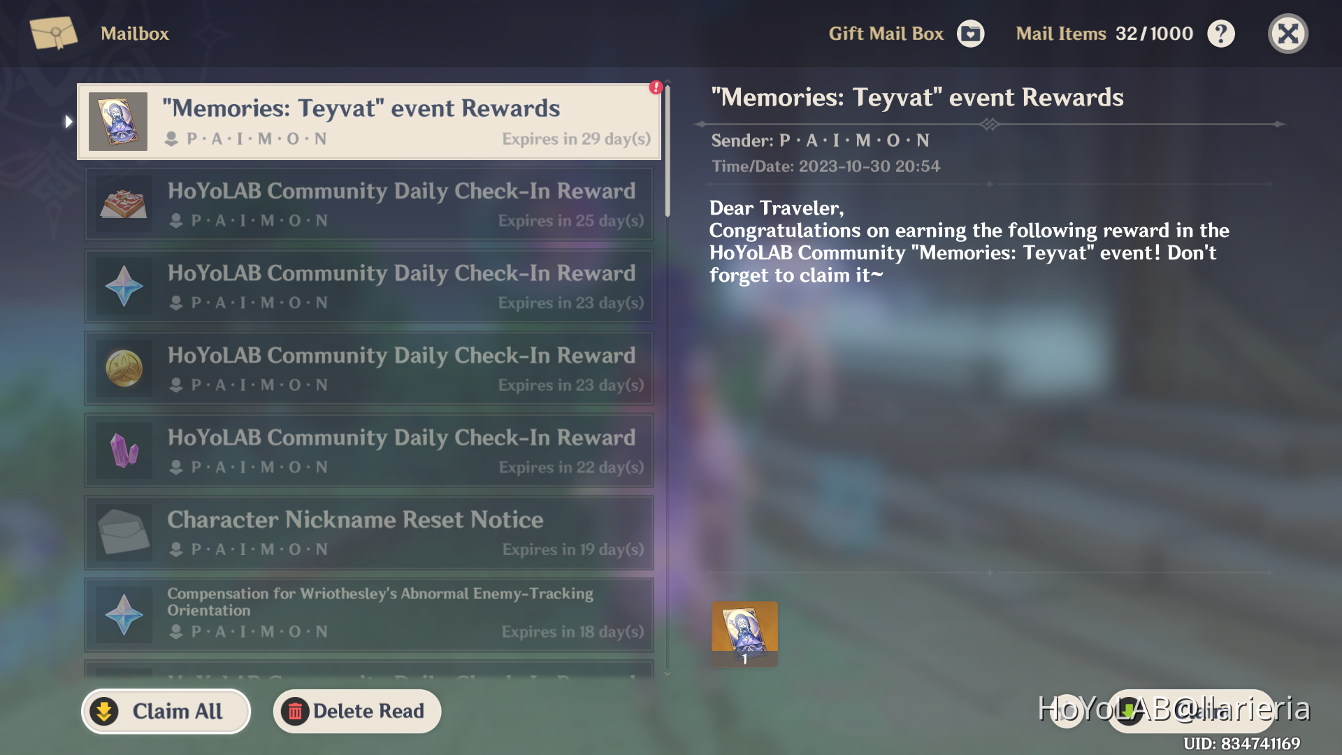 I WON WELKIN Genshin Impact | HoYoLAB