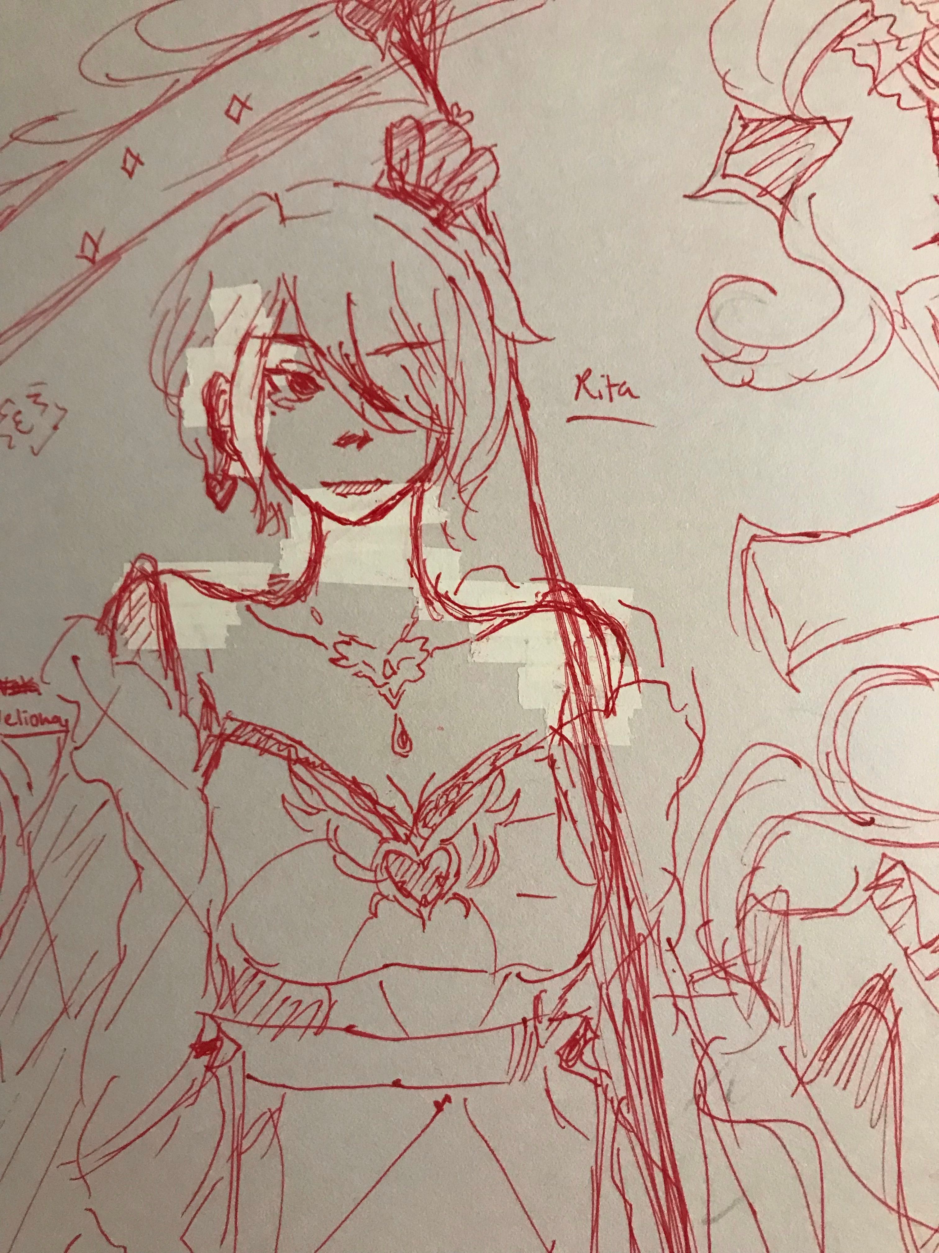 Rita sketch :D Honkai Impact 3rd | HoYoLAB