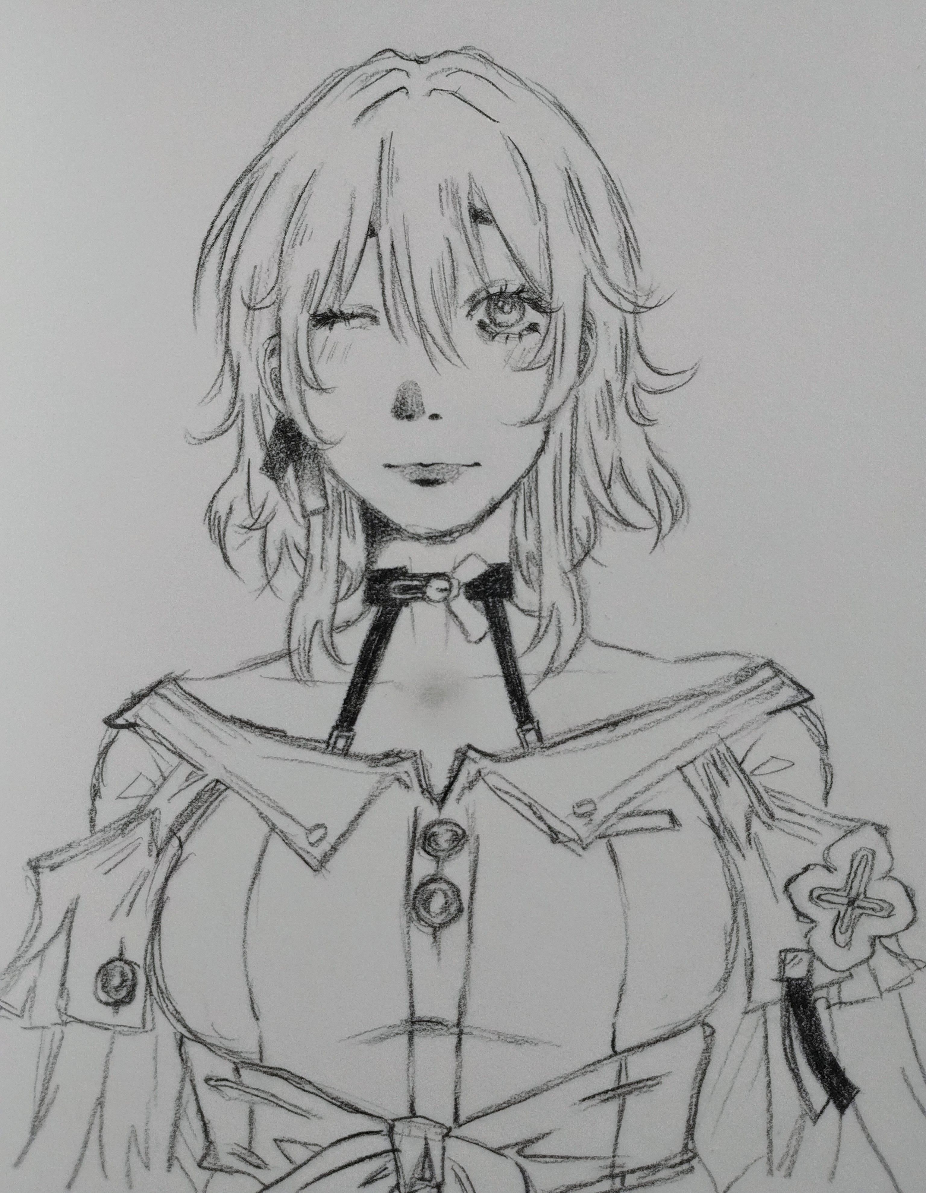 I tried drawing March 7th Honkai: Star Rail | HoYoLAB