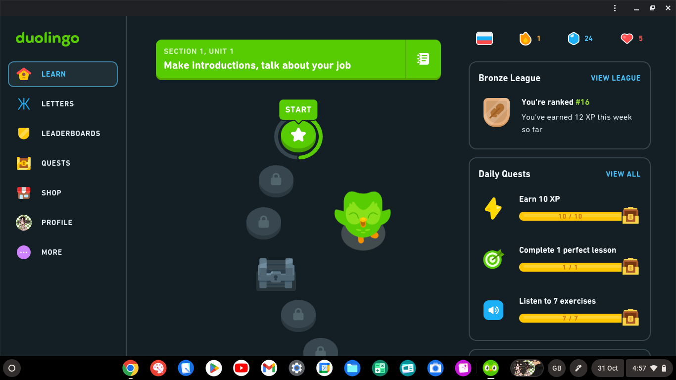 Learning Russian because of Fyodor😋 (Duolingo mah balls.) | HoYoLAB