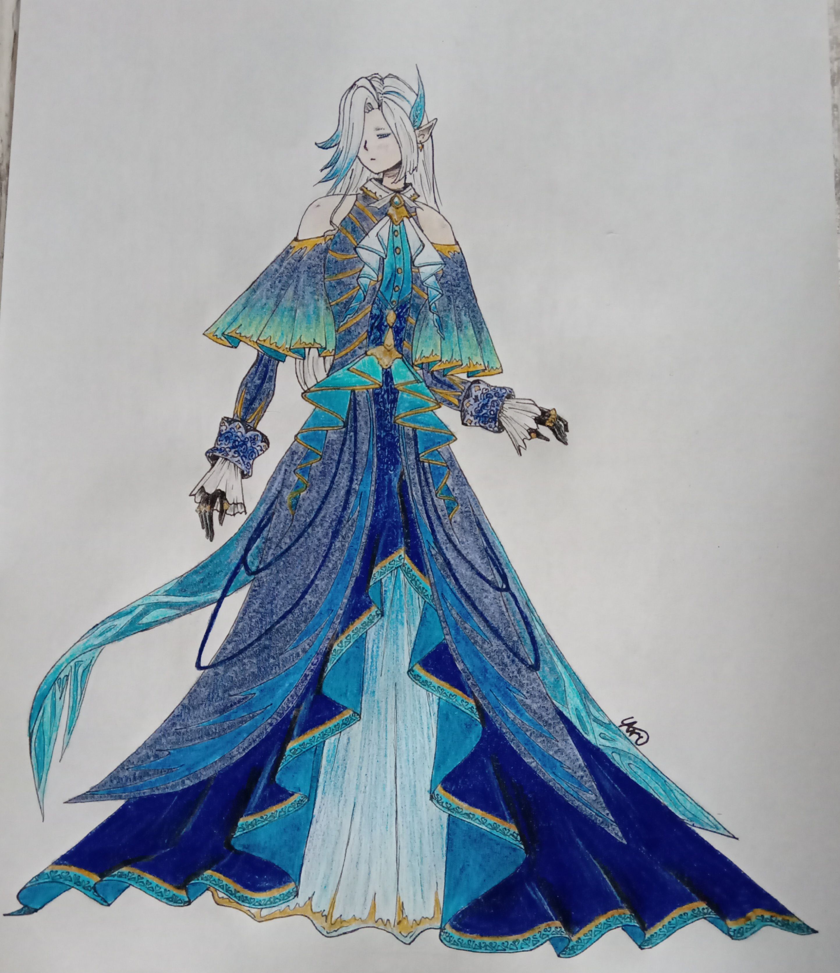 Neuvillette inspired dress Genshin Impact | HoYoLAB