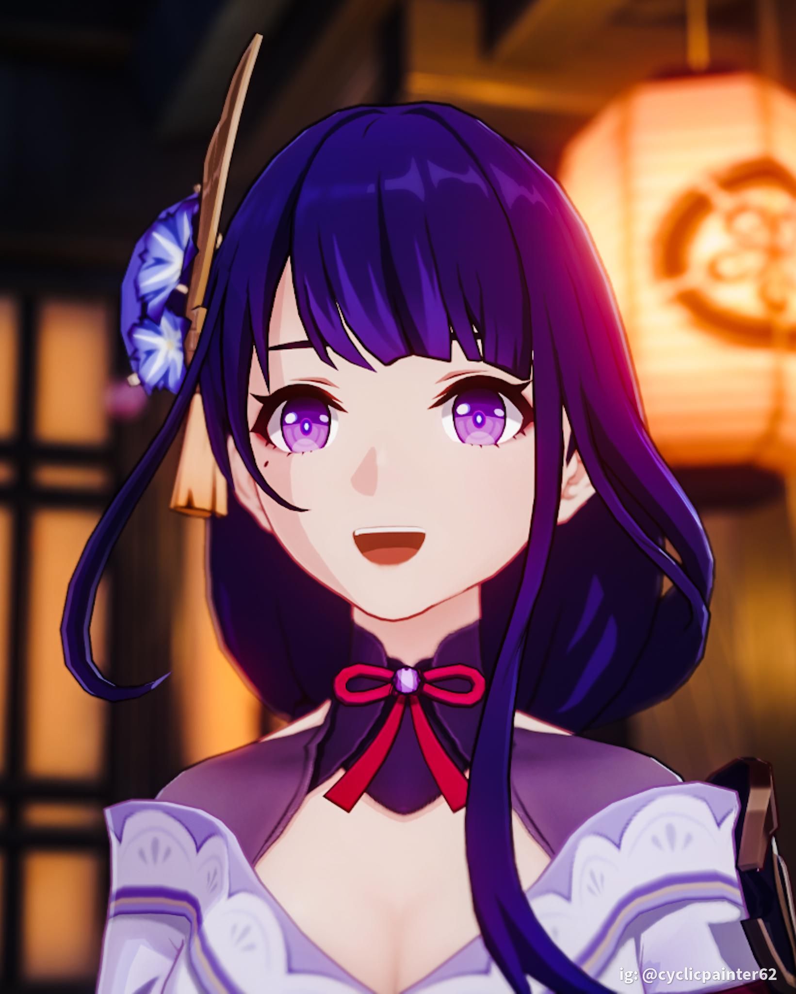 Raiden shogun happy noises !!! Genshin Impact | HoYoLAB