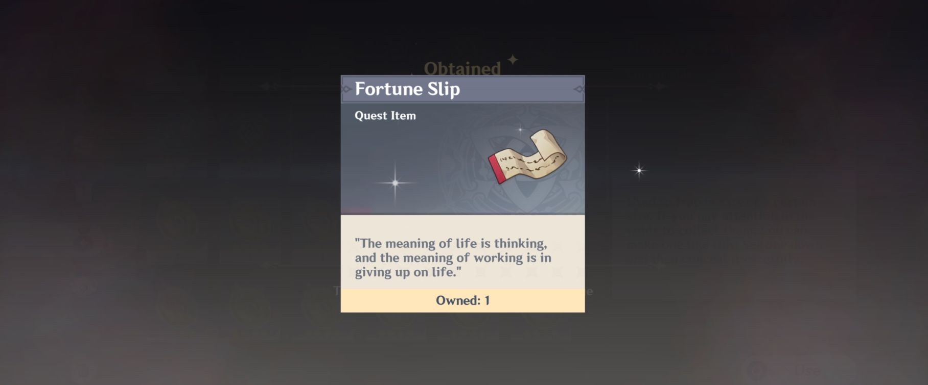 What does this fortune slip mean? Genshin Impact | HoYoLAB