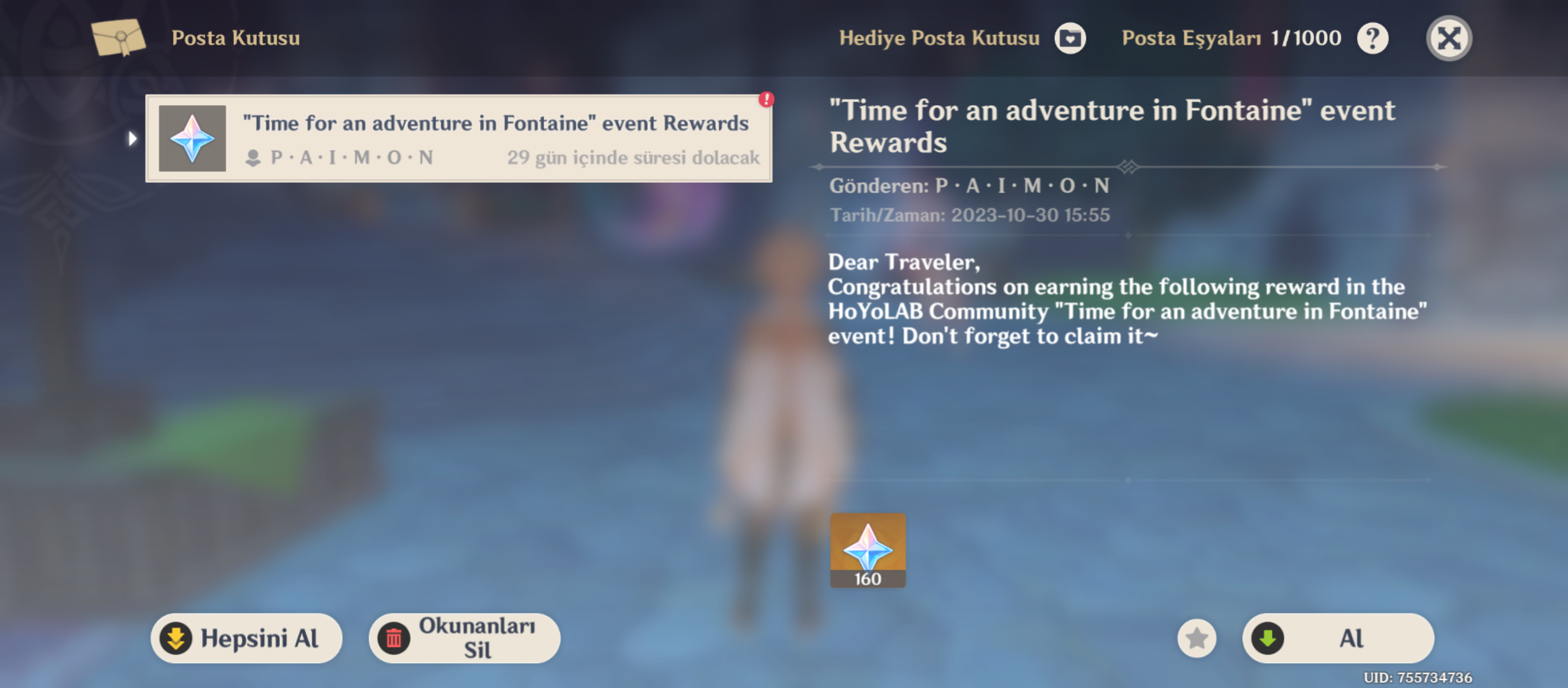 millete welkin geliyo, bana nerden geldiğini bilmediğim bir wishlik ...