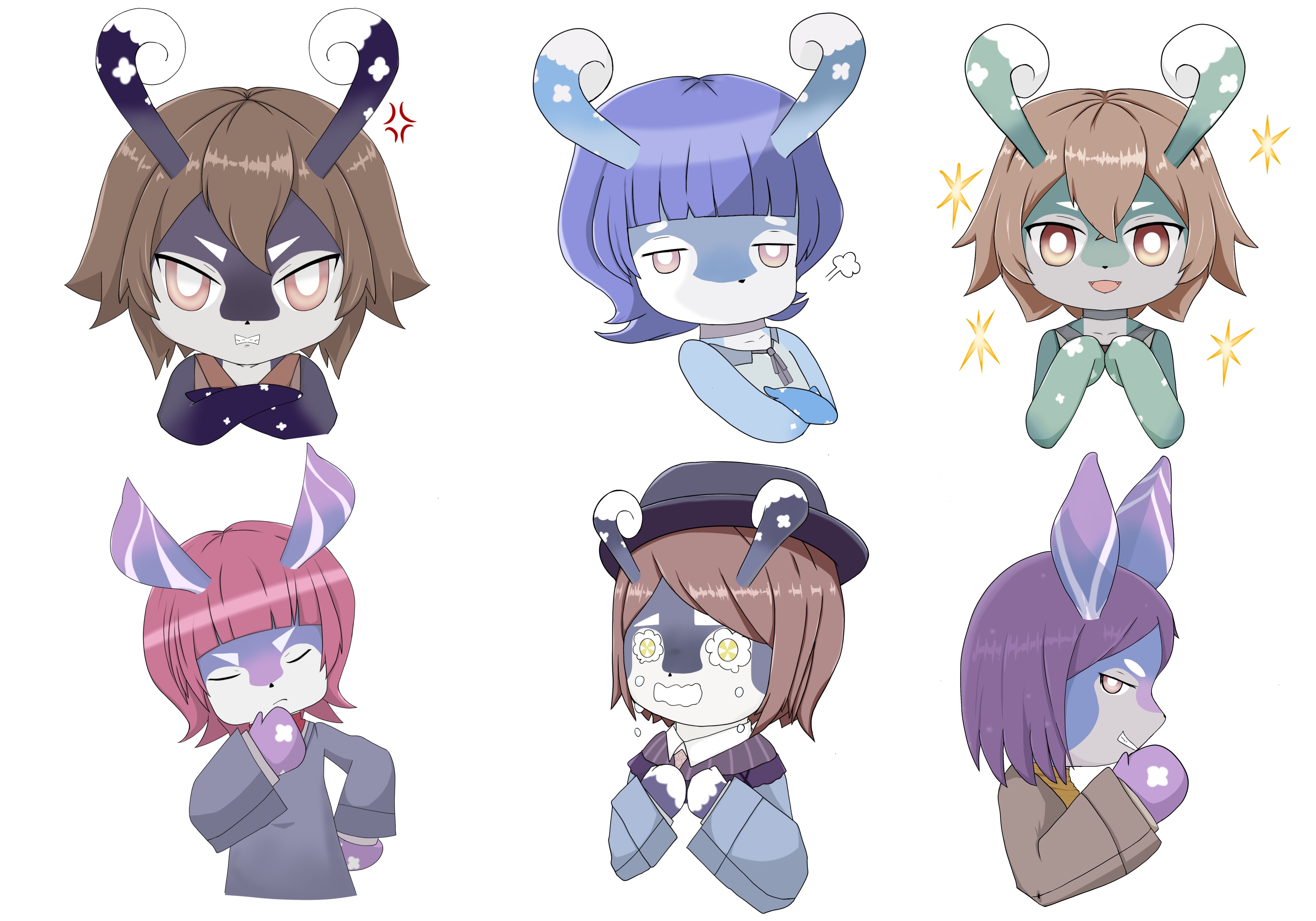 Melusin stiker fanart kontes Genshin Impact | HoYoLAB