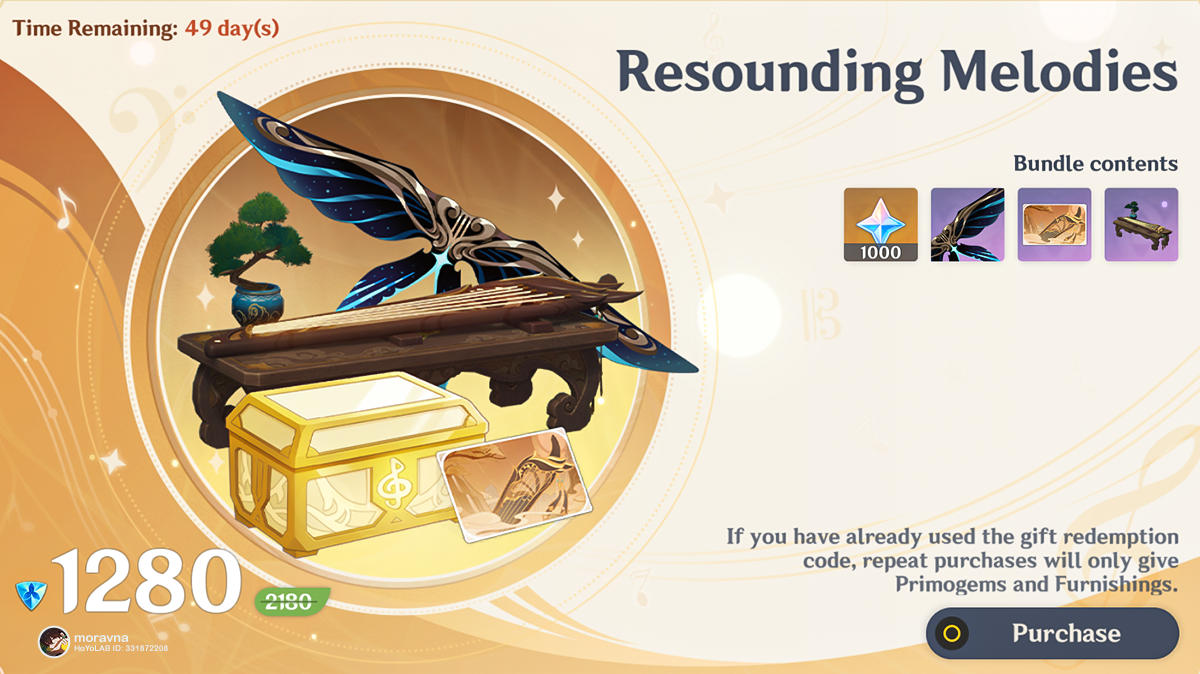 Resounding Melodies Bundle Is Up For Grabs! | Genshin Impact Genshin ...