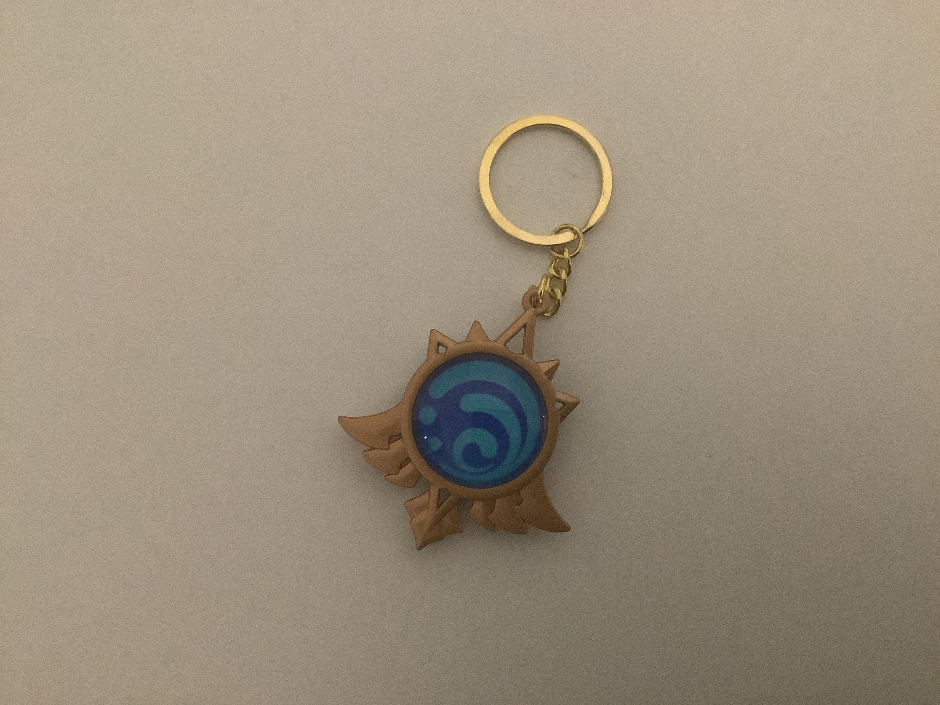 My new hydro vision keychain Genshin Impact | HoYoLAB