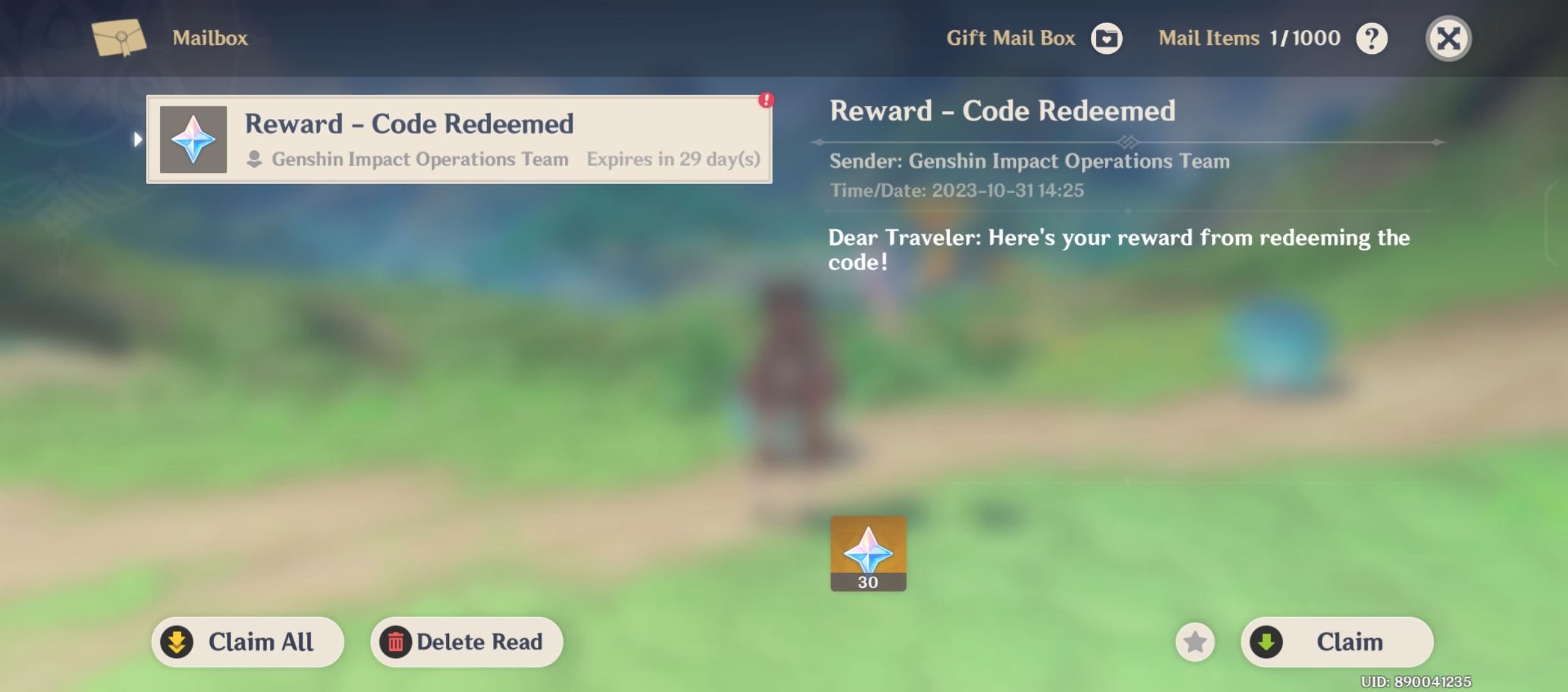 NEWEST GENSHIN GIFT CODE Genshin Impact | HoYoLAB