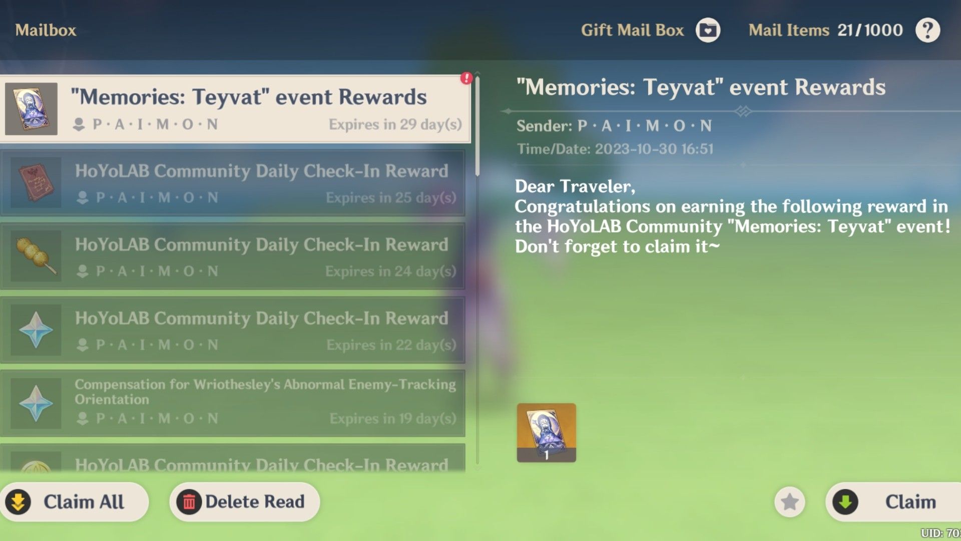 Thx Hoyo Lab ️ "Memories: Teyvat". Genshin Impact | HoYoLAB