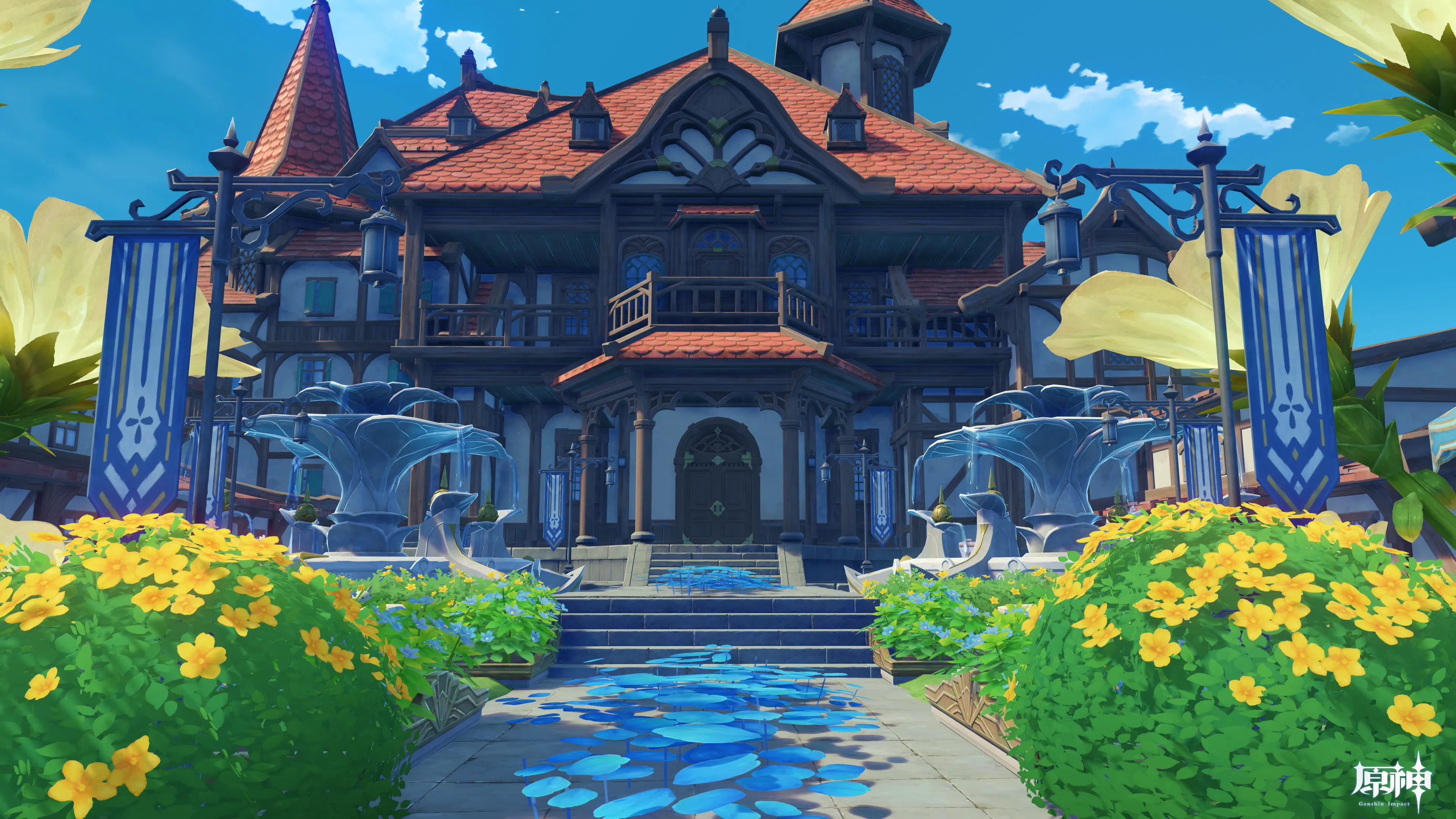 Mondstadt Flowery Mansion {331546371728} Genshin Impact | HoYoLAB