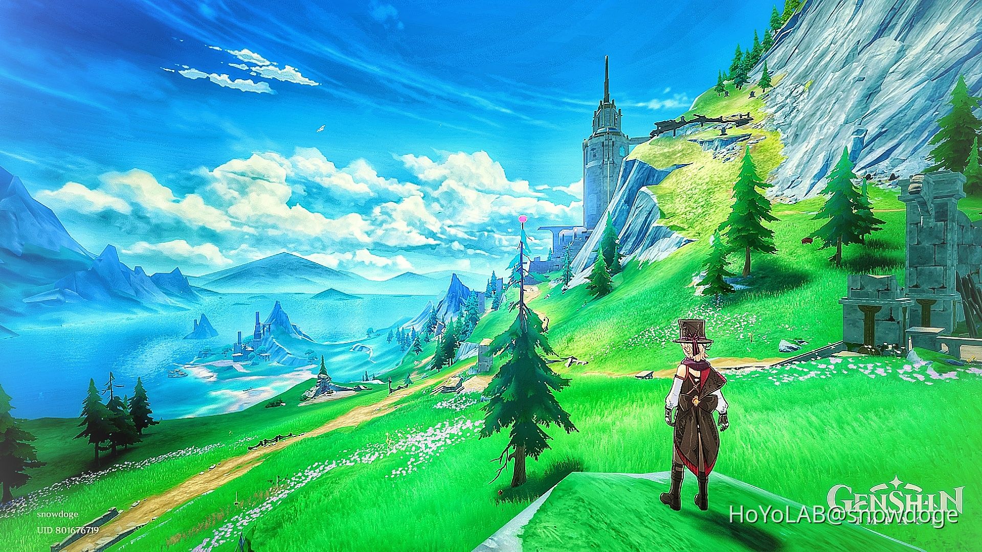 Genshin Scenery Diary #3 - If you look closely, there's a Bulle fruit ...