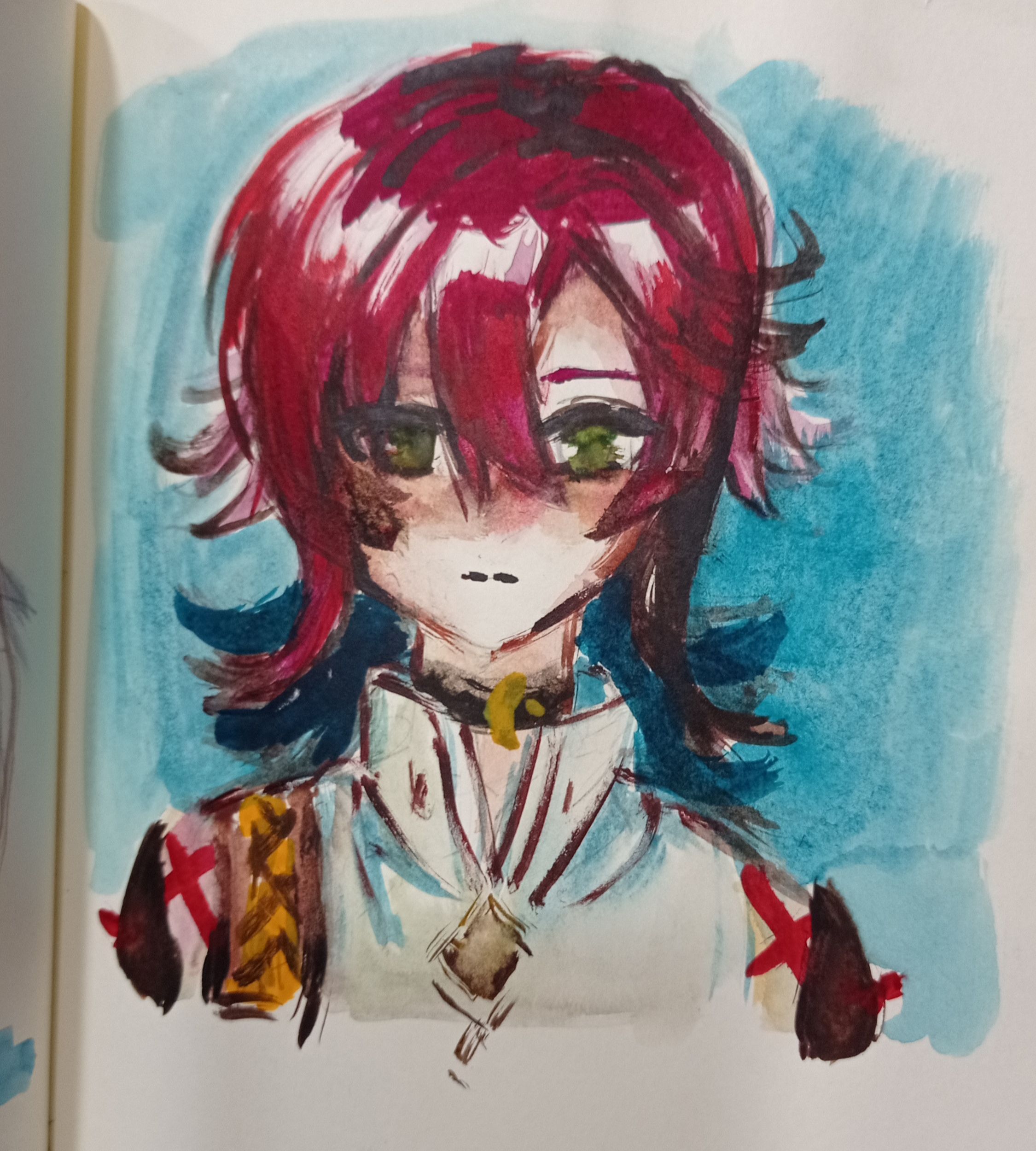 Sketchbook tour but just Kazuhei 🥰 Genshin Impact | HoYoLAB