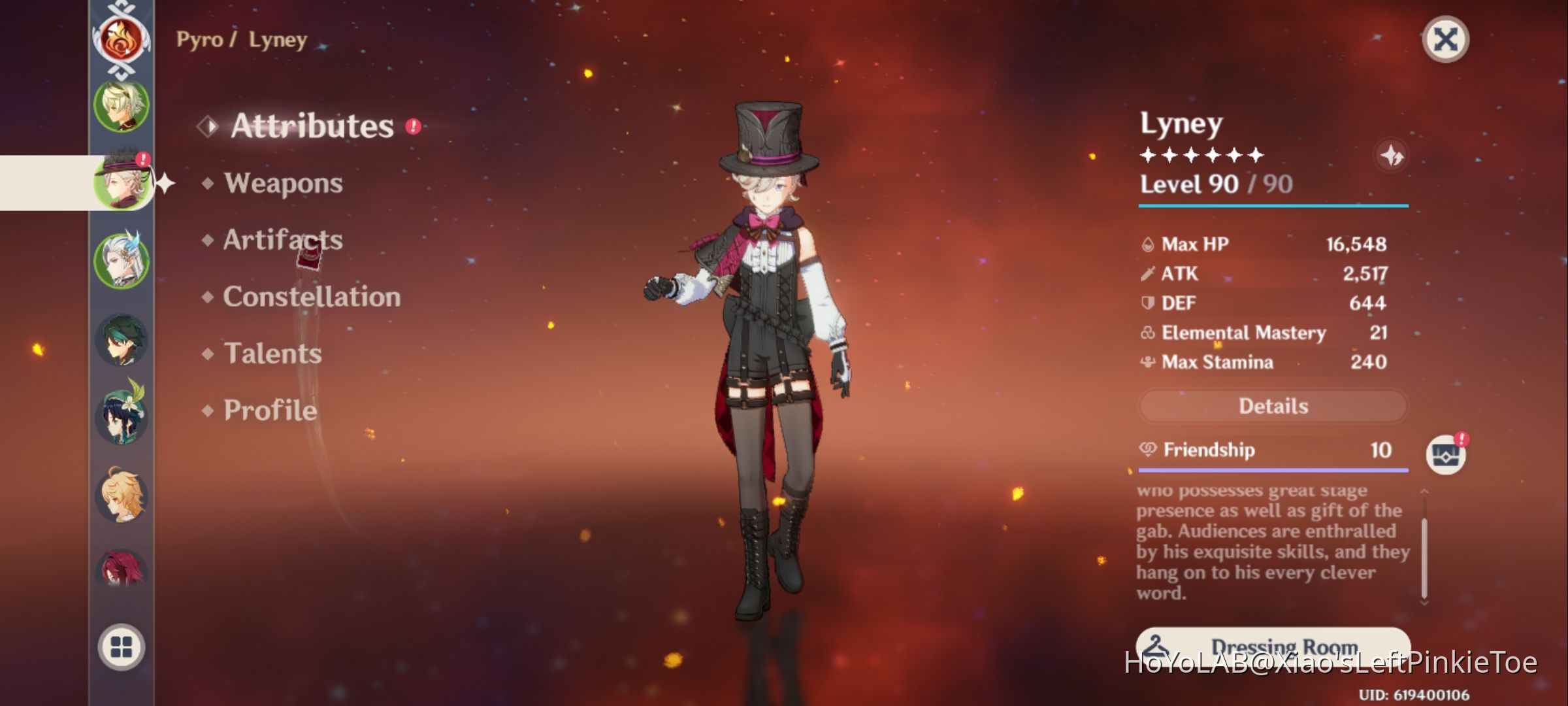 lyney Genshin Impact | HoYoLAB