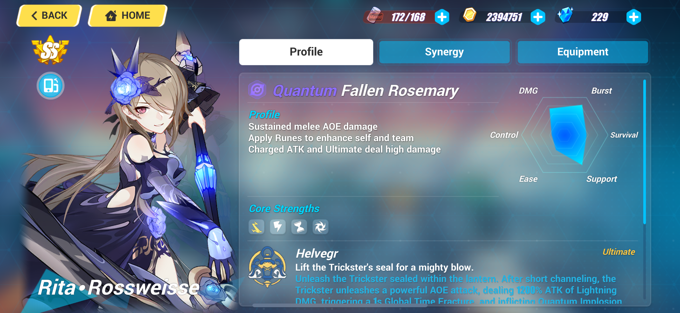 My Fallen Rosemary (Rita Rossweisse) Build Honkai Impact 3rd | HoYoLAB