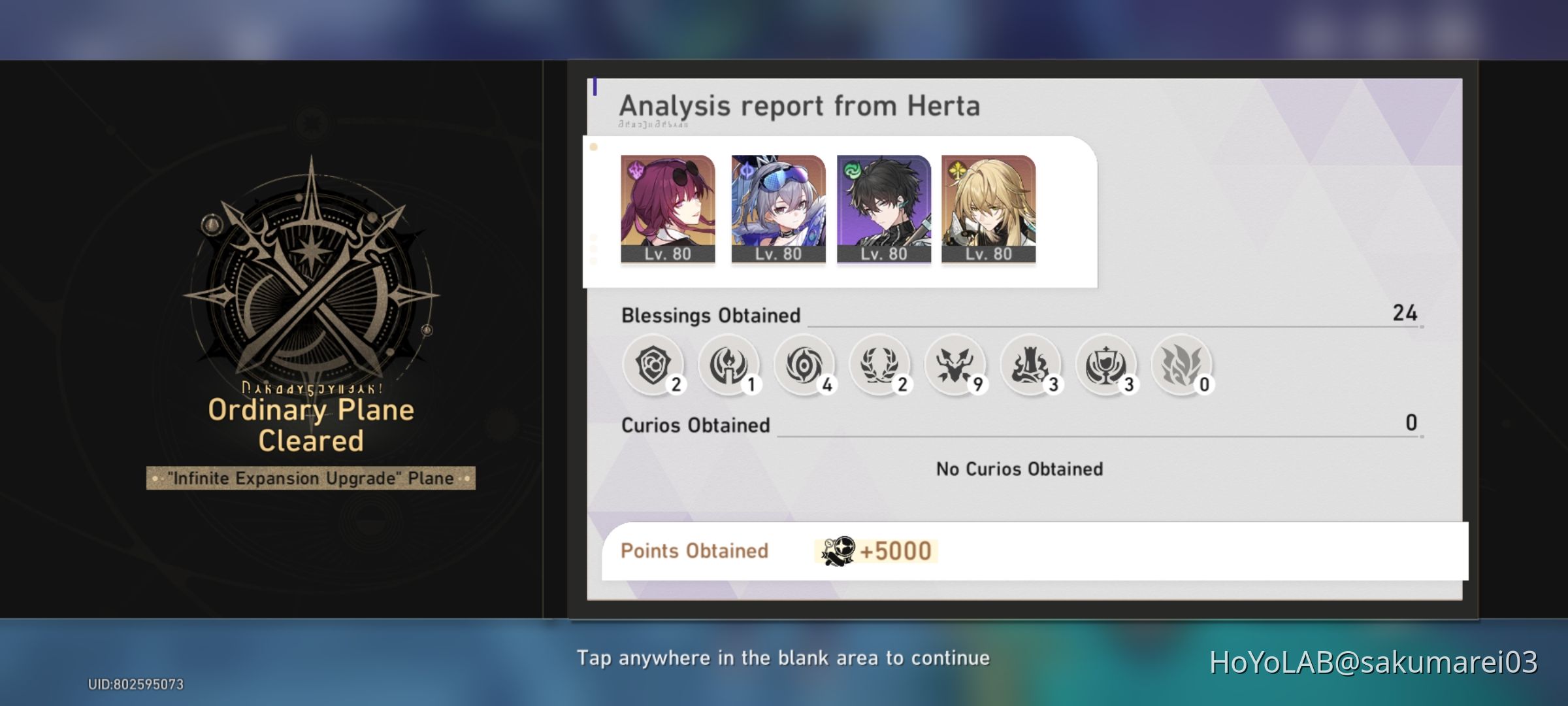 Planar infinity day 5 (i just finally have time did it) Honkai: Star ...