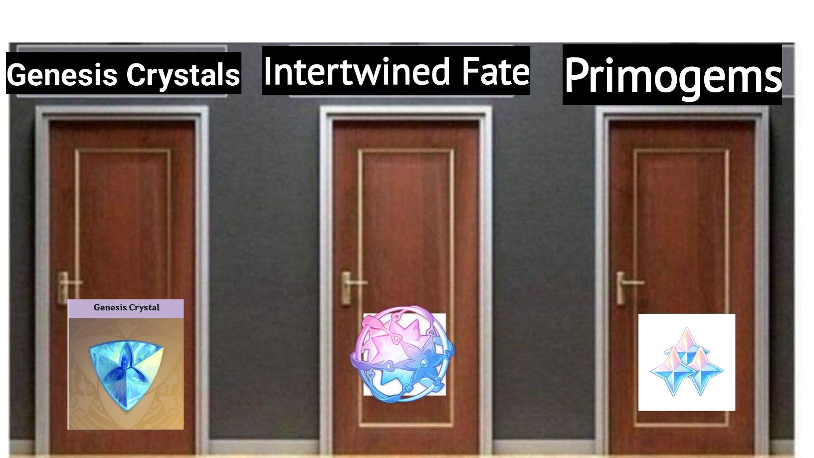 which Door Do you Choose COMMENT BELOW 👇👇 Genshin Impact | HoYoLAB