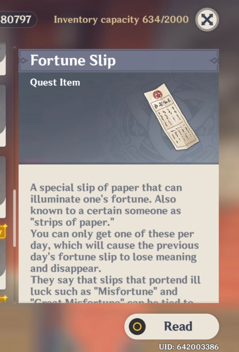 More Fortune Slip wish luck? Genshin Impact | HoYoLAB