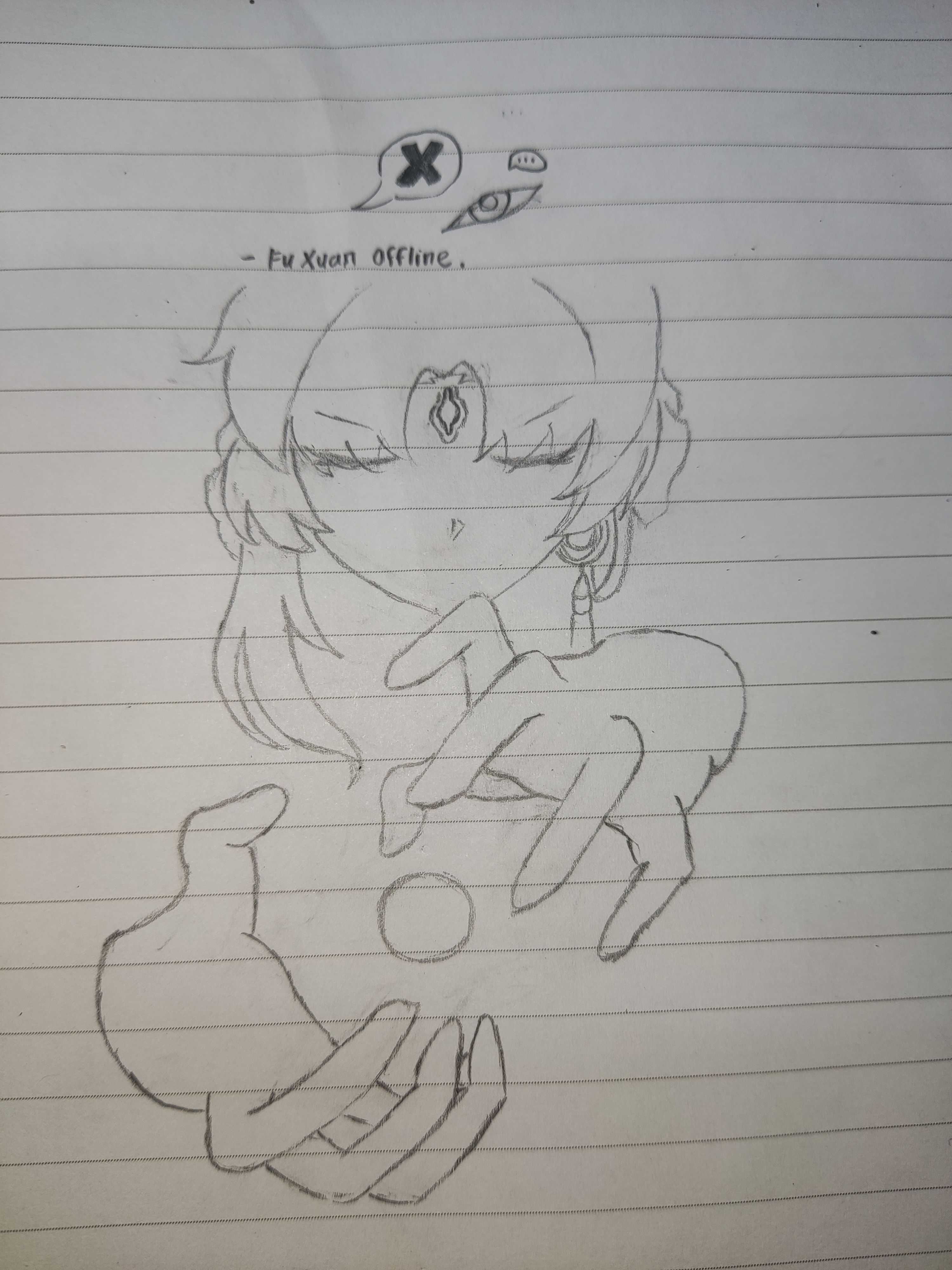 Day 9 drawing Fu Xuan but only Sketch 10%...? Honkai: Star Rail | HoYoLAB