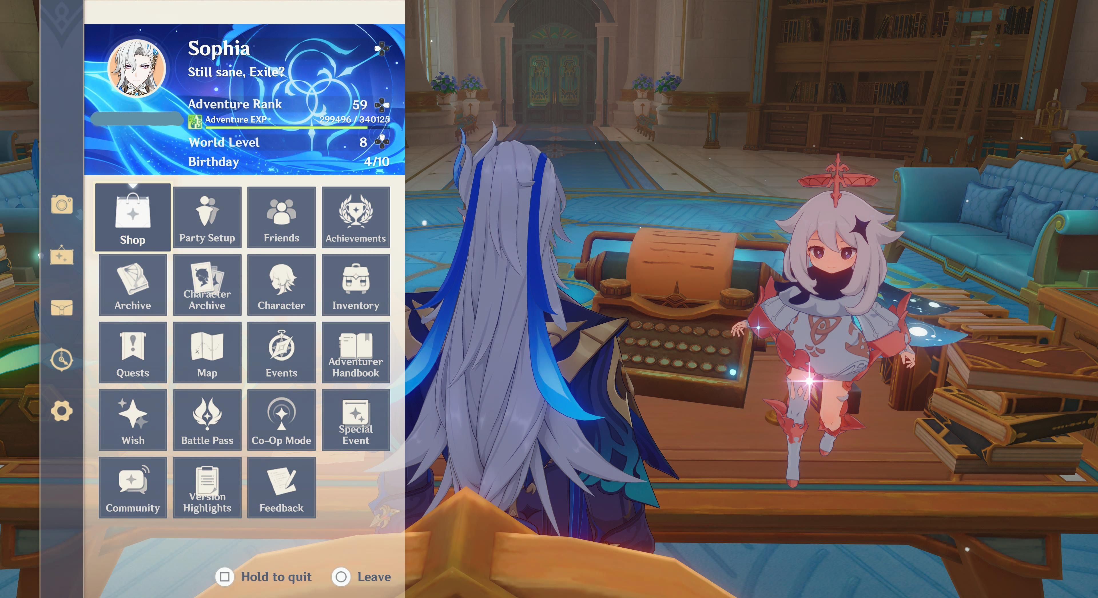 Just unlocked Neuvillette's Namecard 💙 So now I have all 50 of my ...