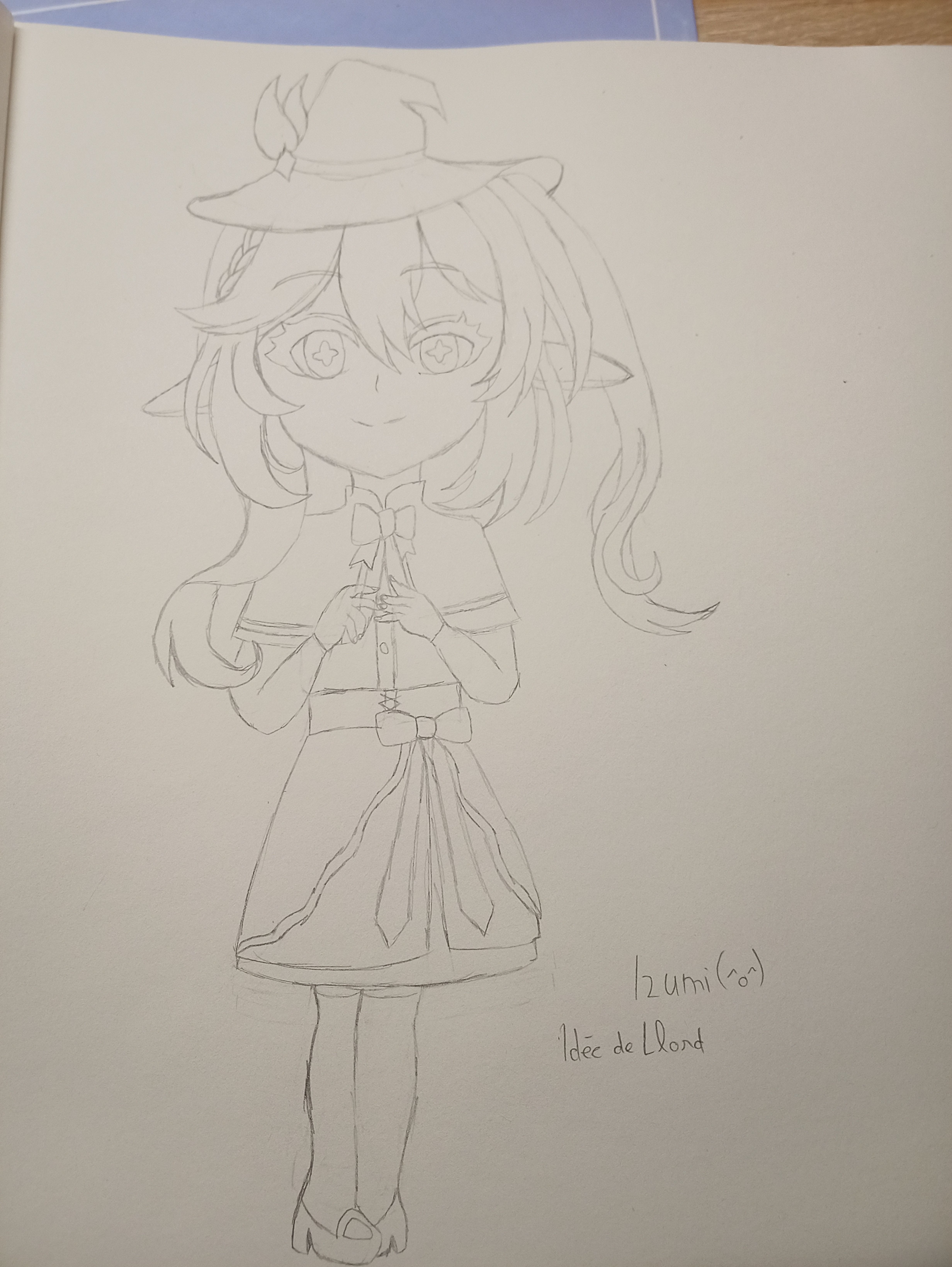 Dessin de Nahida en sorcière (idée de Llord) Genshin Impact | HoYoLAB