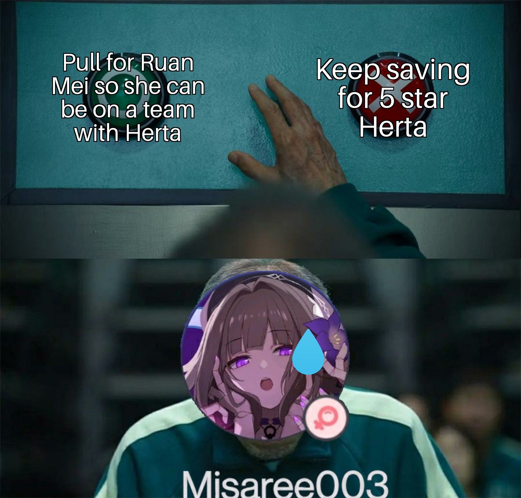 Seeing Ruan Mei's splash art is making me so tempted to pull for her ...