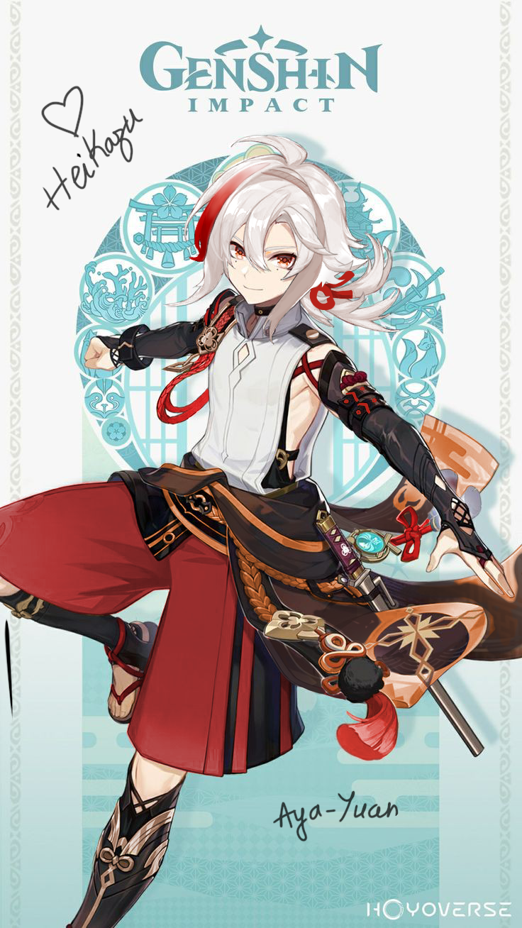 HEIZOU IN KAZUHA COLOR SCHEME 🍁🍂 Genshin Impact | HoYoLAB