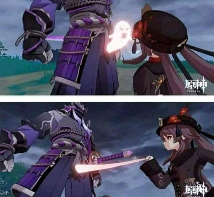 Hu Tao and her Ghost Genshin Impact | HoYoLAB