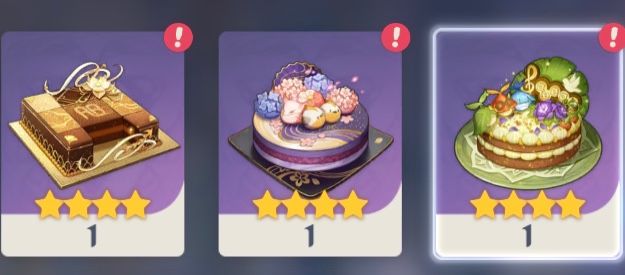 Cake Collection Genshin Impact | HoYoLAB