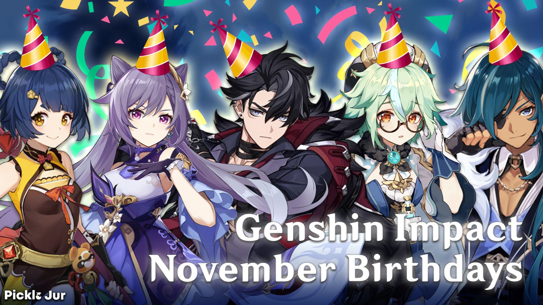 Genshin Impact November Birthdays! Is your Favorite Character's ...